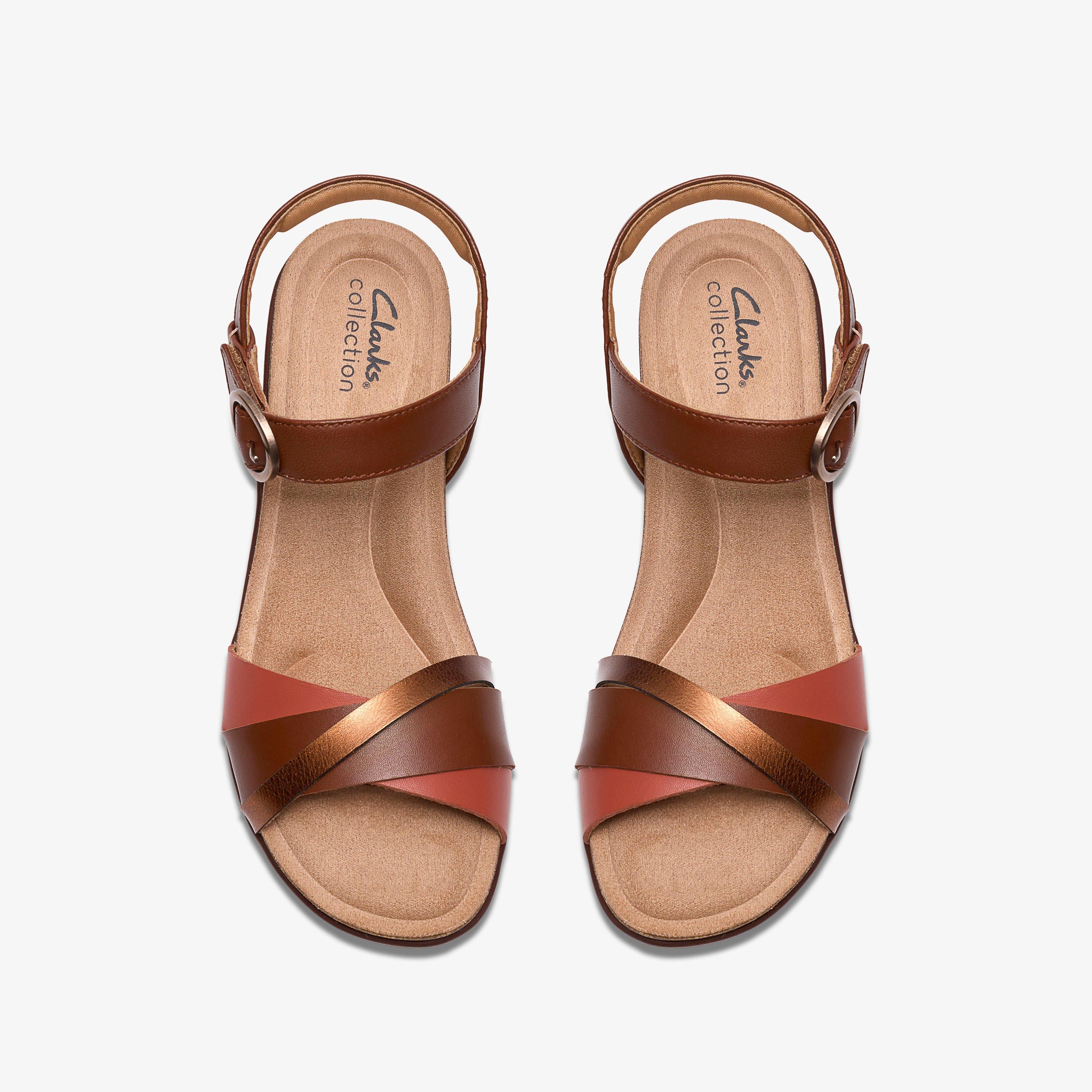 Womens Kacha Twist Rust Wedges | Clarks