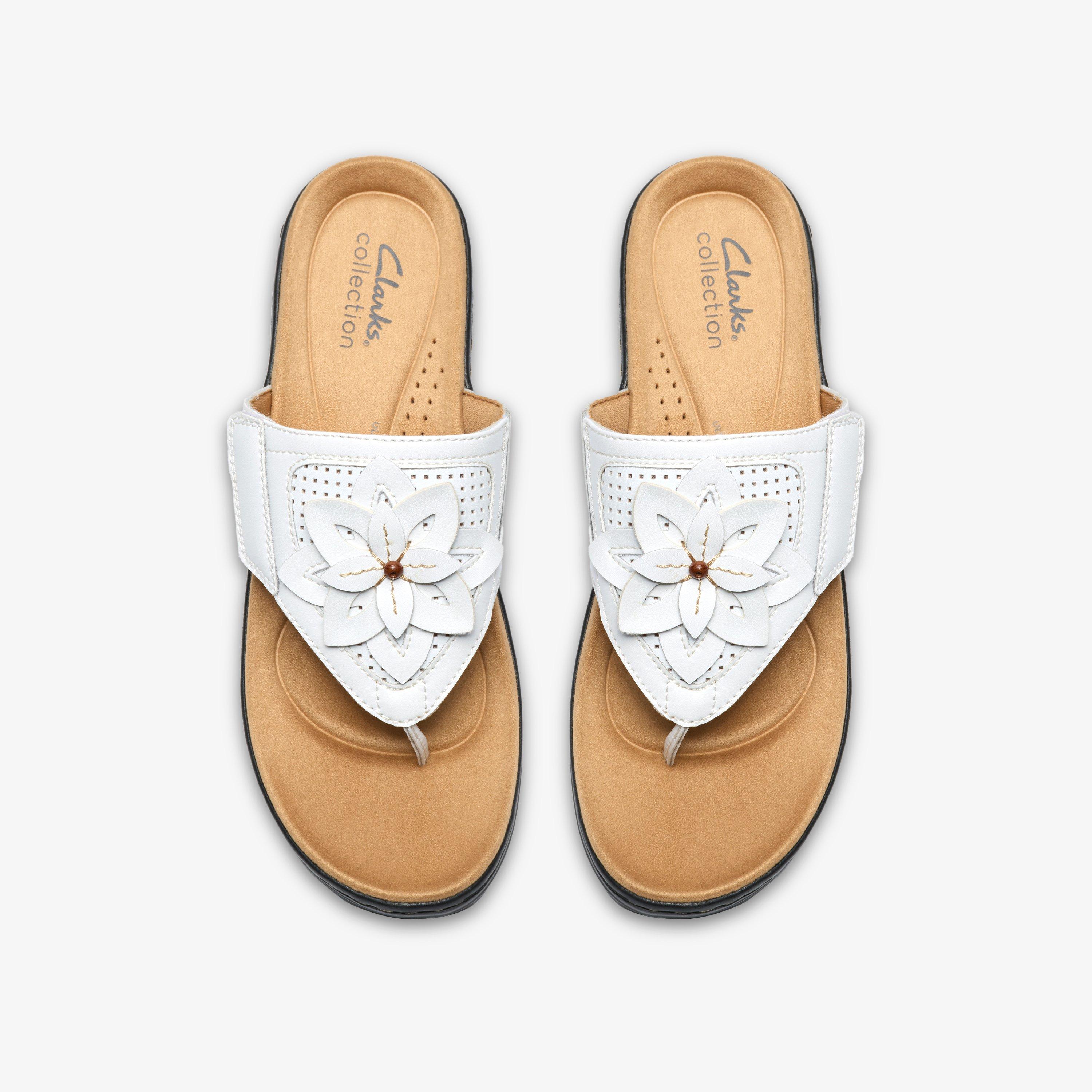 Womens Merliah2 Kyla White Combination Wedges | Clarks
