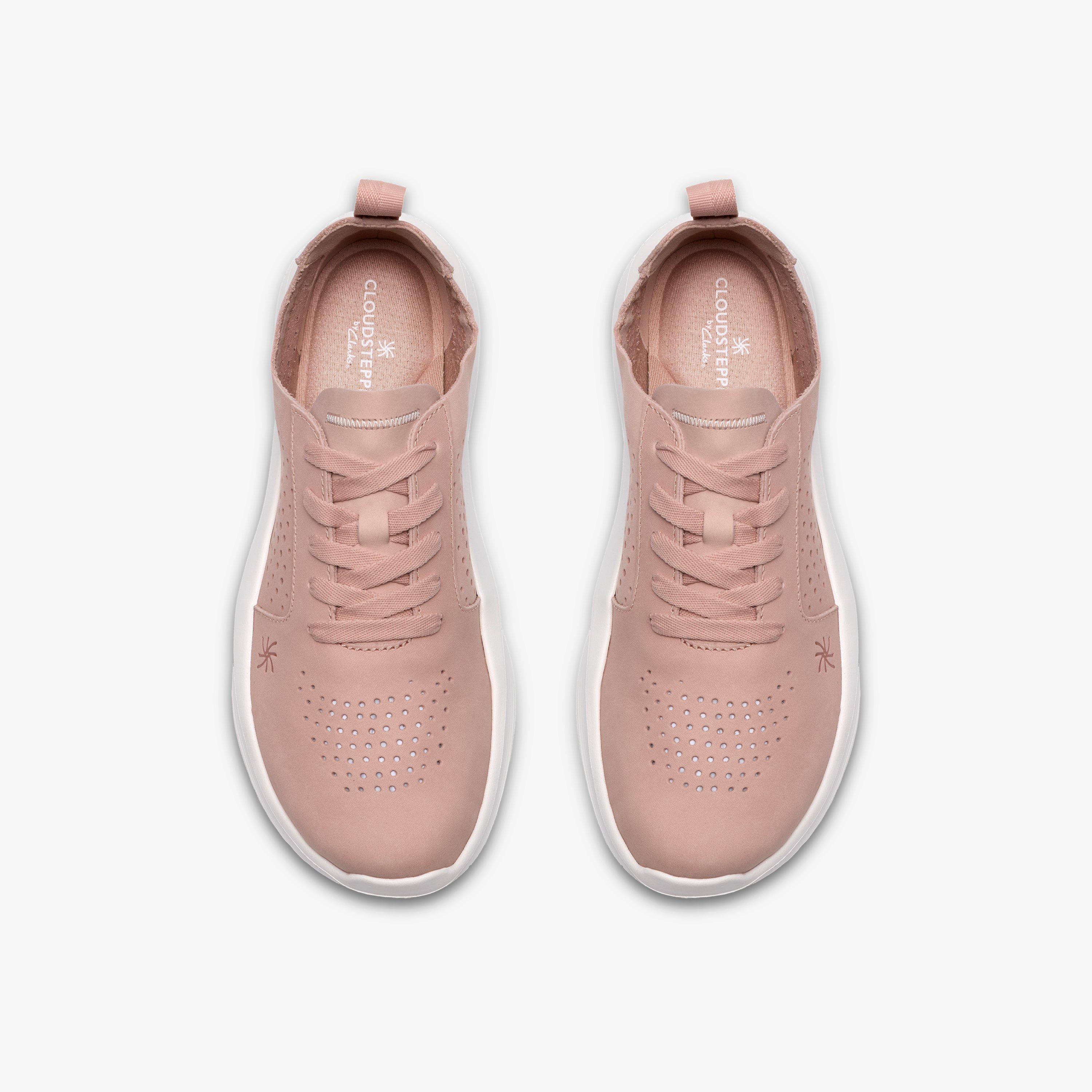 Womens Solevana Style Light Pink Sneakers | Clarks