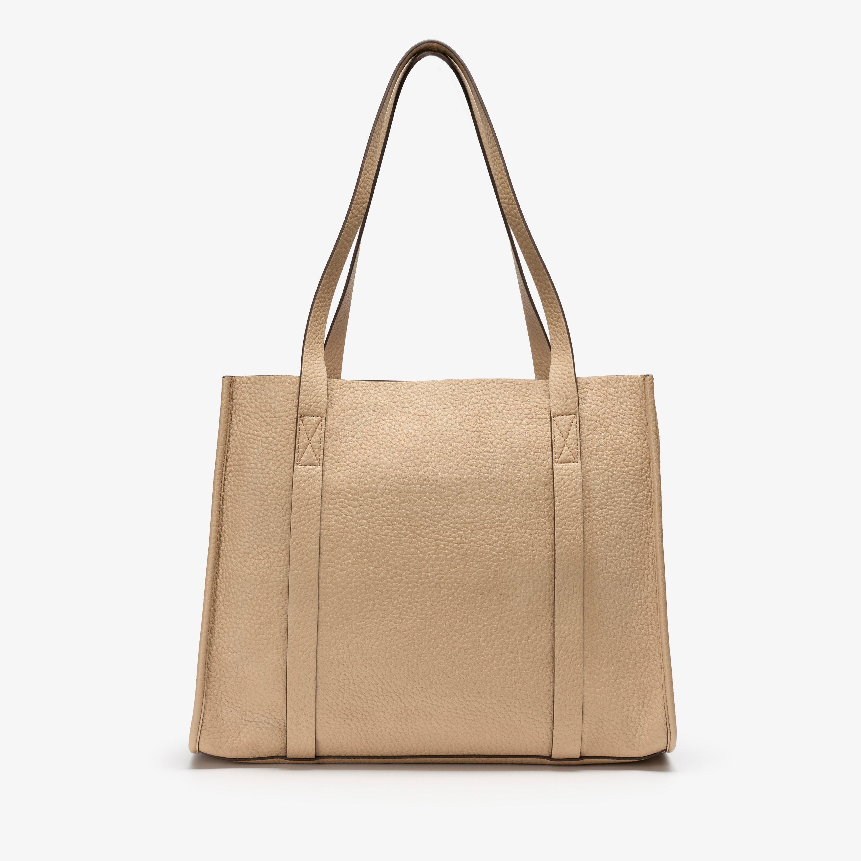 Womens Shopper Tote Beige Shoulder Bag, Tote Bag | Clarks UK