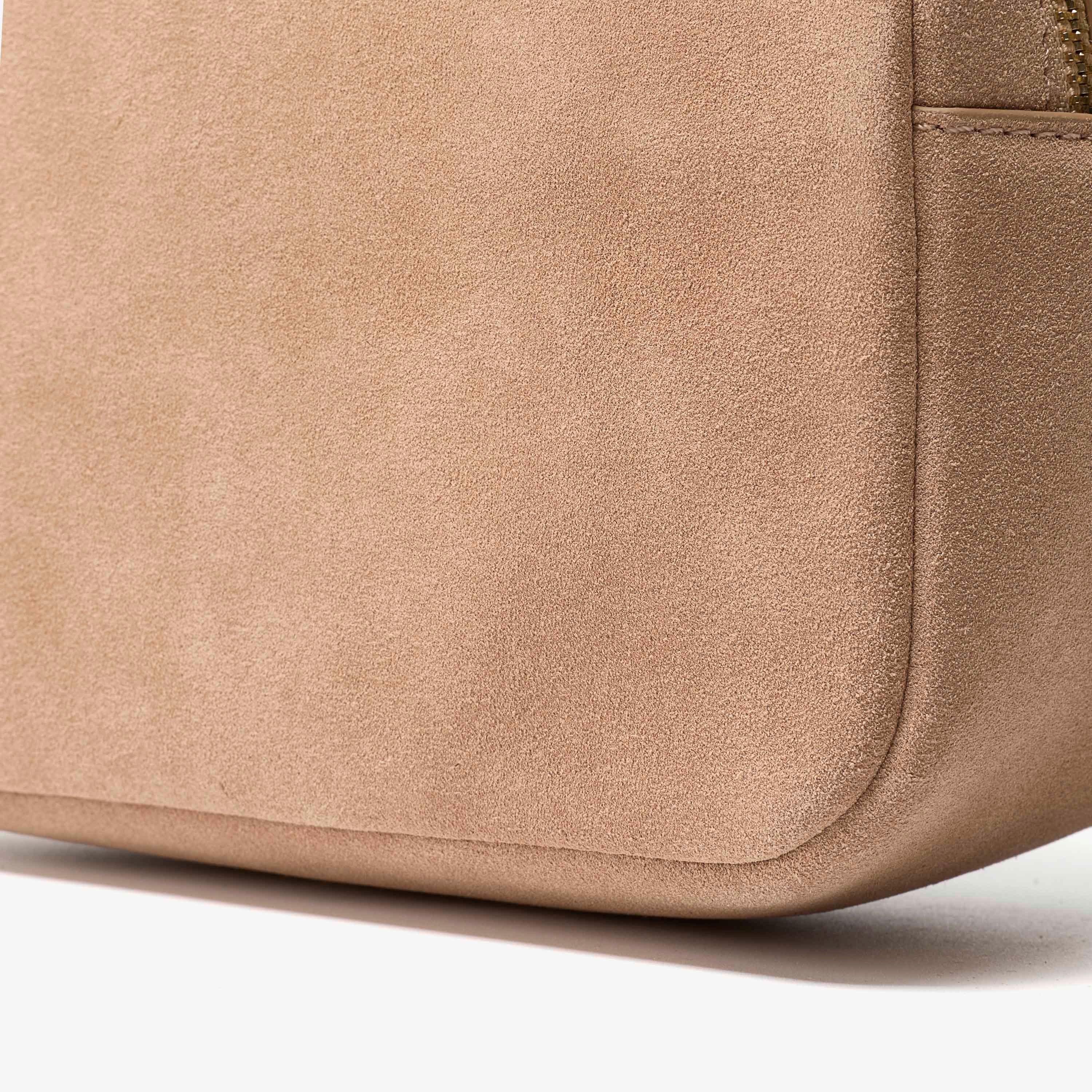 Womens Camera Cross Taupe Suede Shoulder Bag, Cross Body Bag | Clarks UK