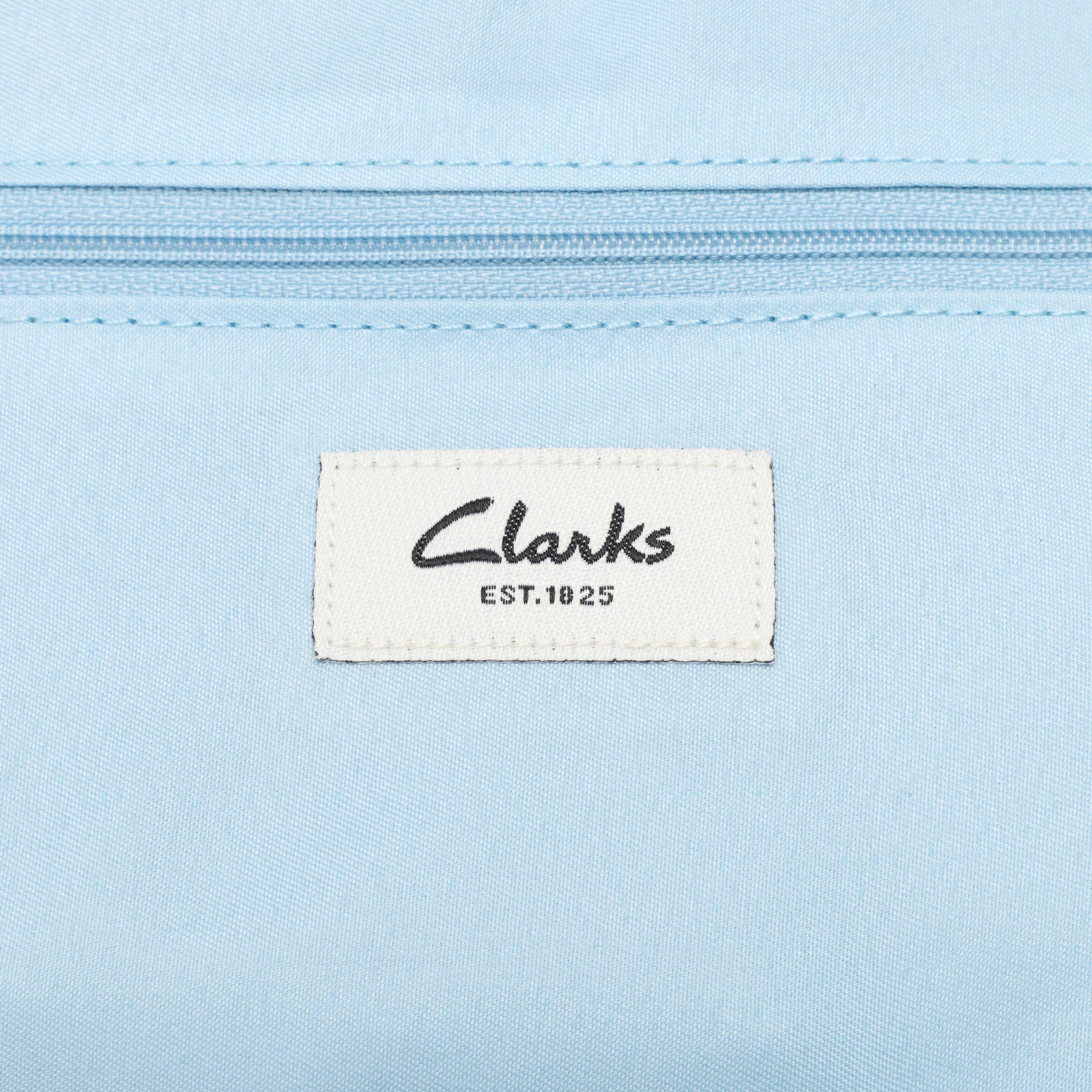 Womens Pouch Bag Pale Blue Clutch Bag, Cross Body Bag | Clarks UK