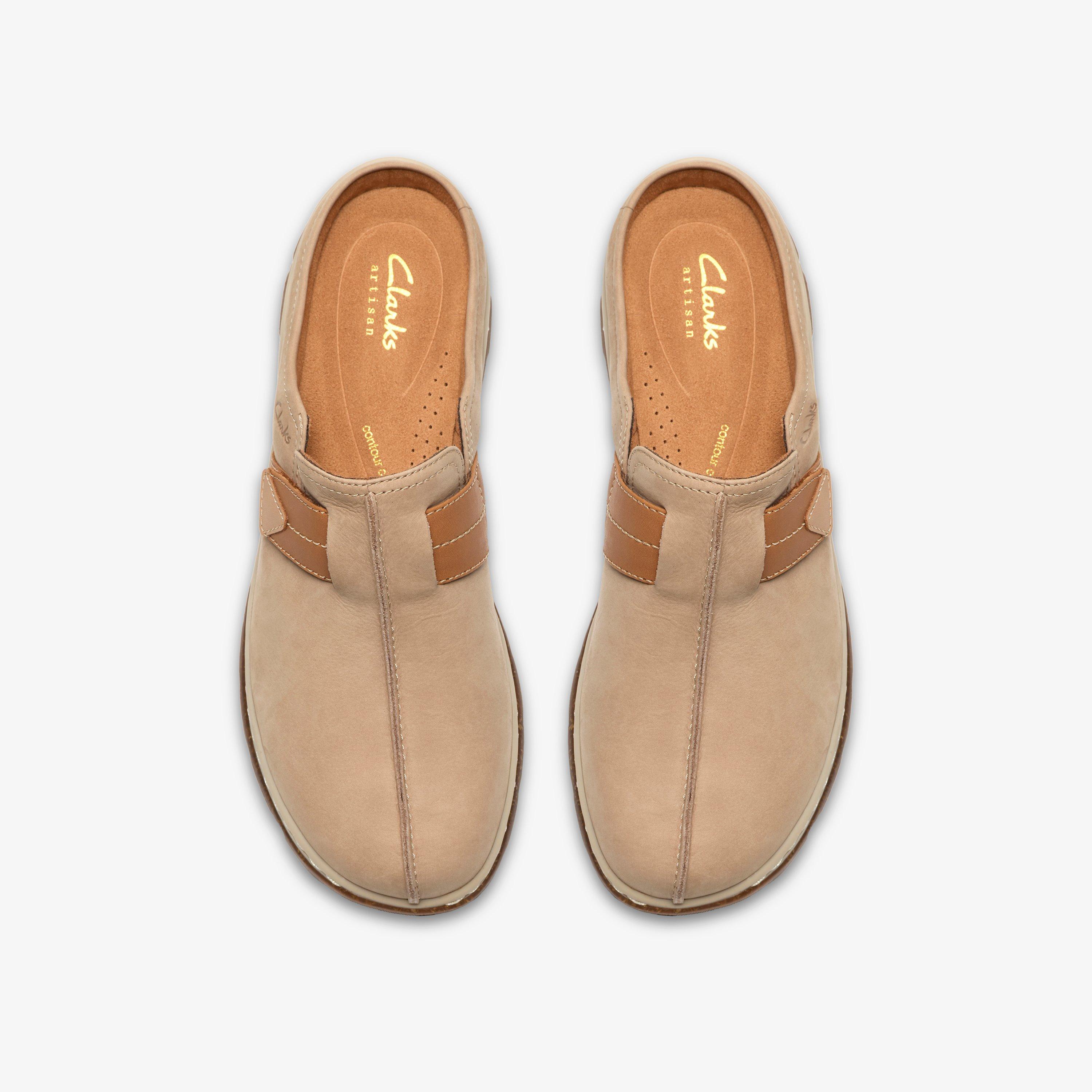 Womens Orlene Clog Taupe Nubuck Clogs & Mules | Clarks