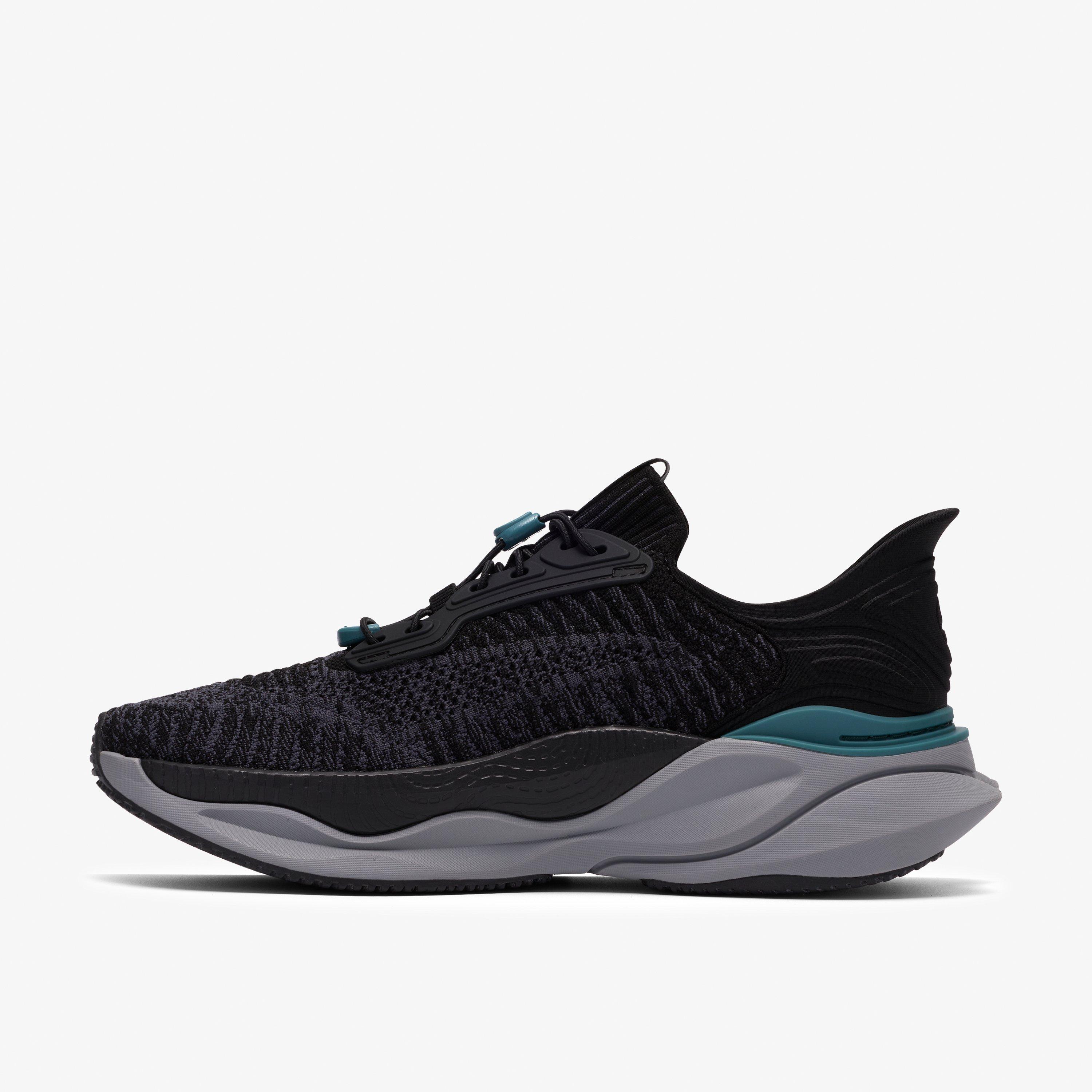 Mens Pace Rise Black Combination Trainers, Lace Up, Walking | Clarks UK