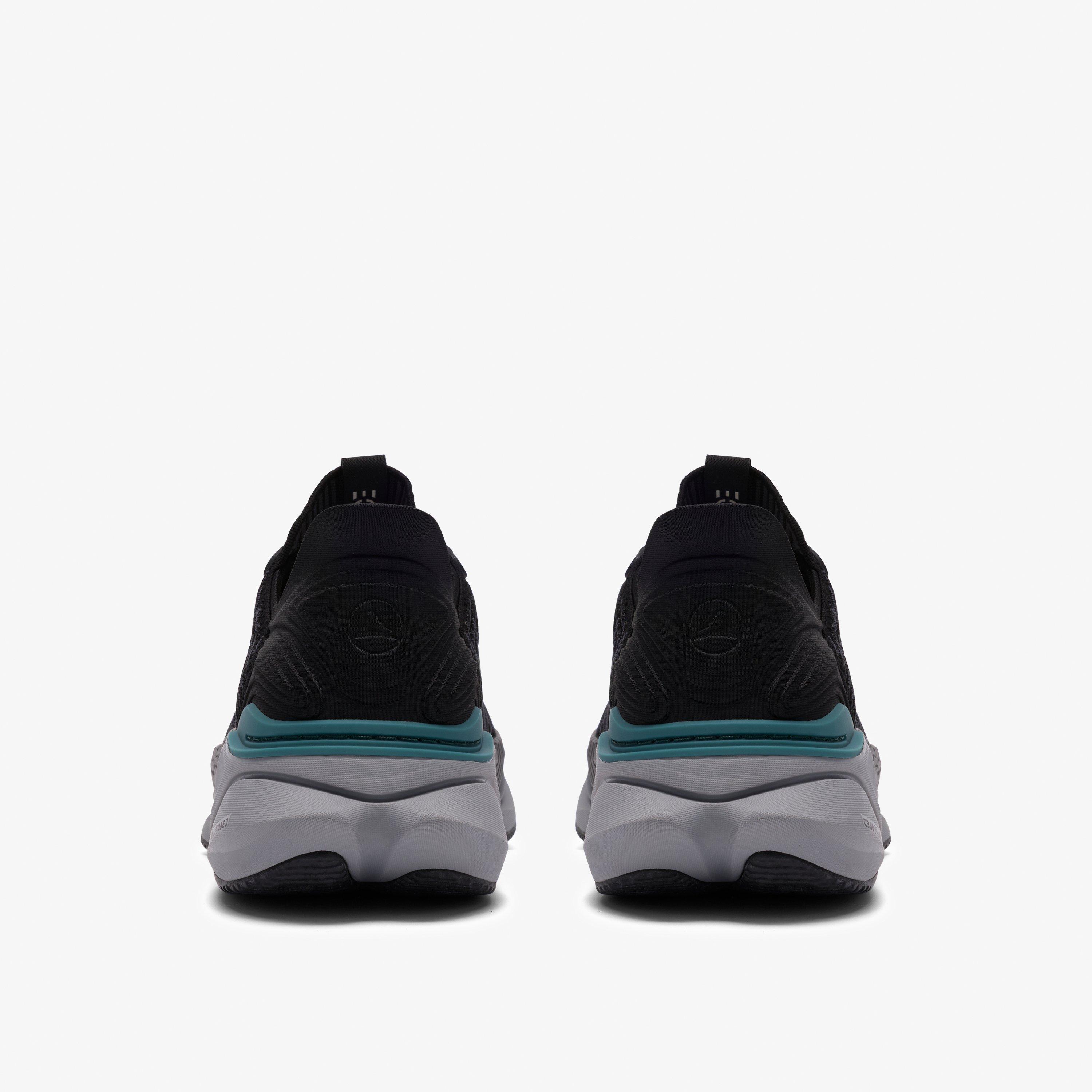 Mens Pace Rise Black Combination Trainers Lace Up Walking | Clarks IE