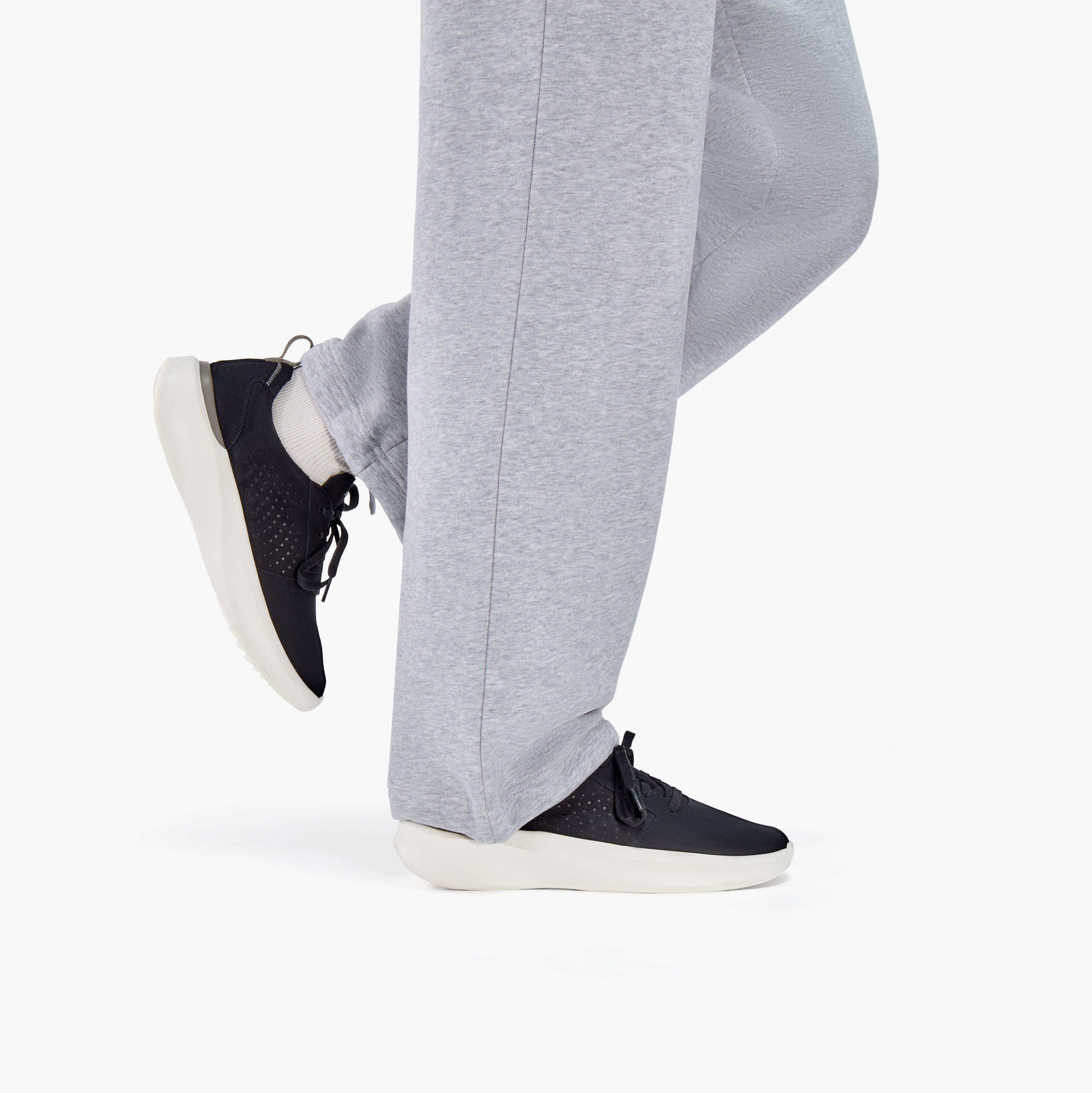 Mens Solevana Style Black Sneakers | Clarks