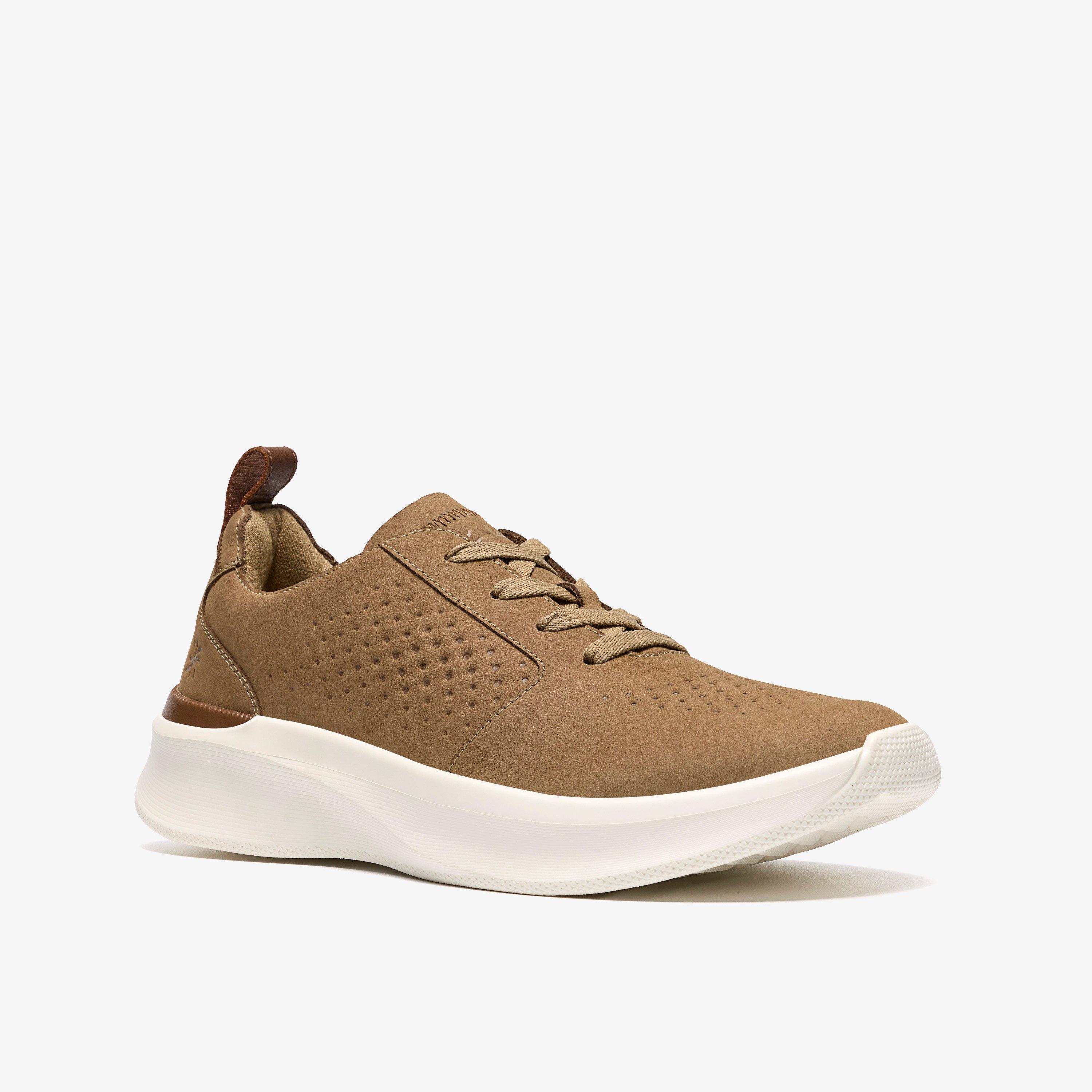 Mens Solevana Style Sand Trainers, Lace Up | Clarks UK