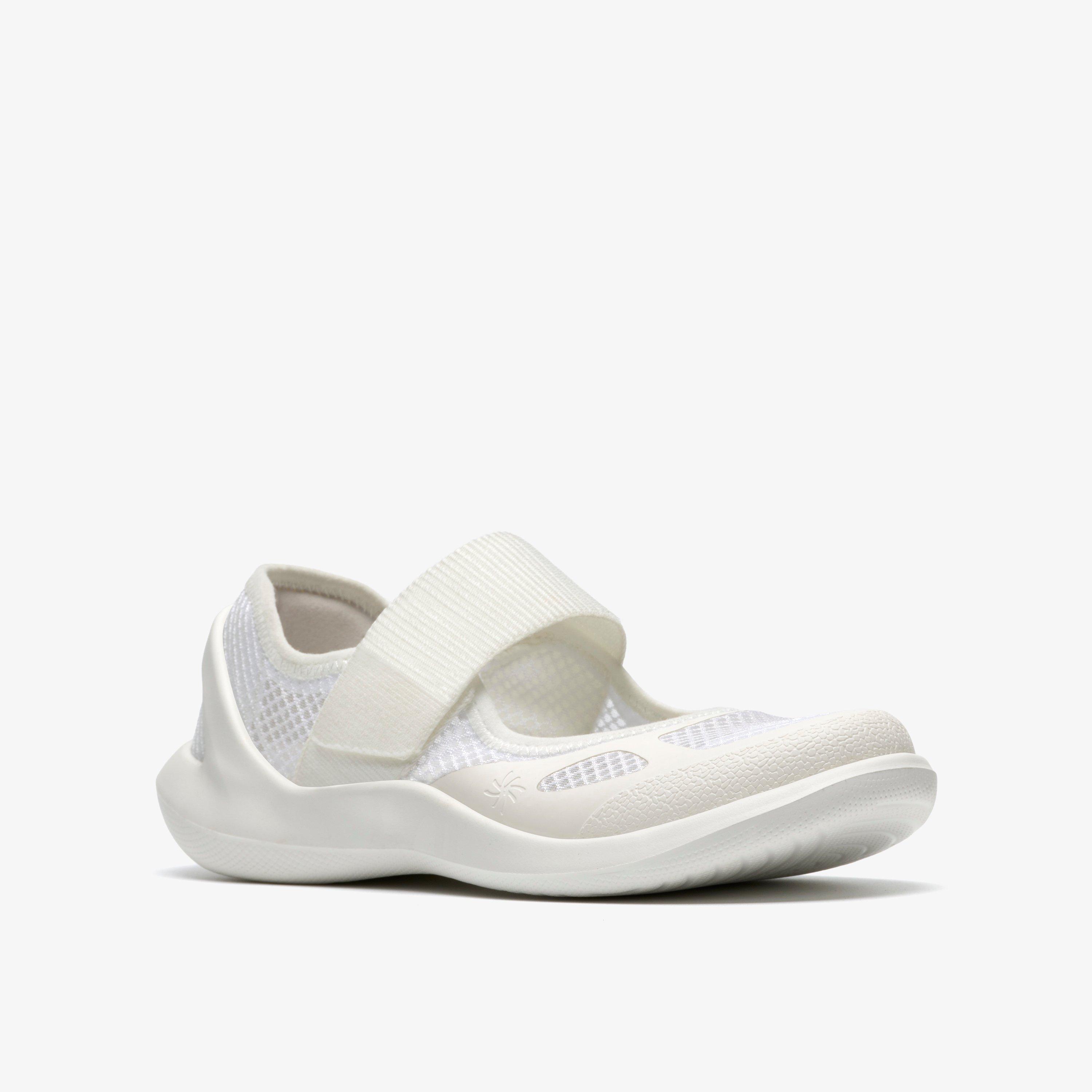 Womens Solevana Strap White Sneakers | Clarks