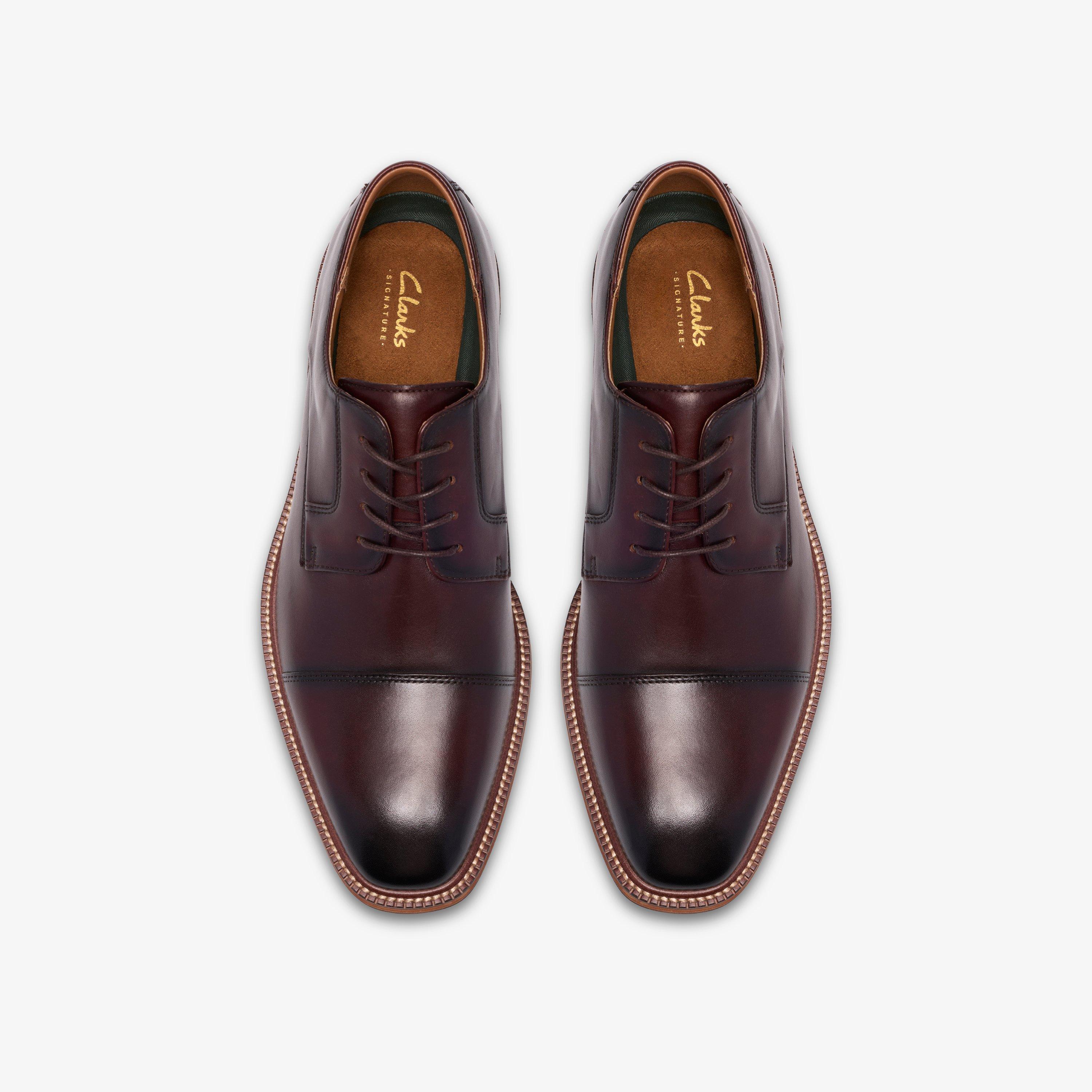 Mens Craft Emile Brown Leather Derby Shoes, Lace Up | Clarks UK