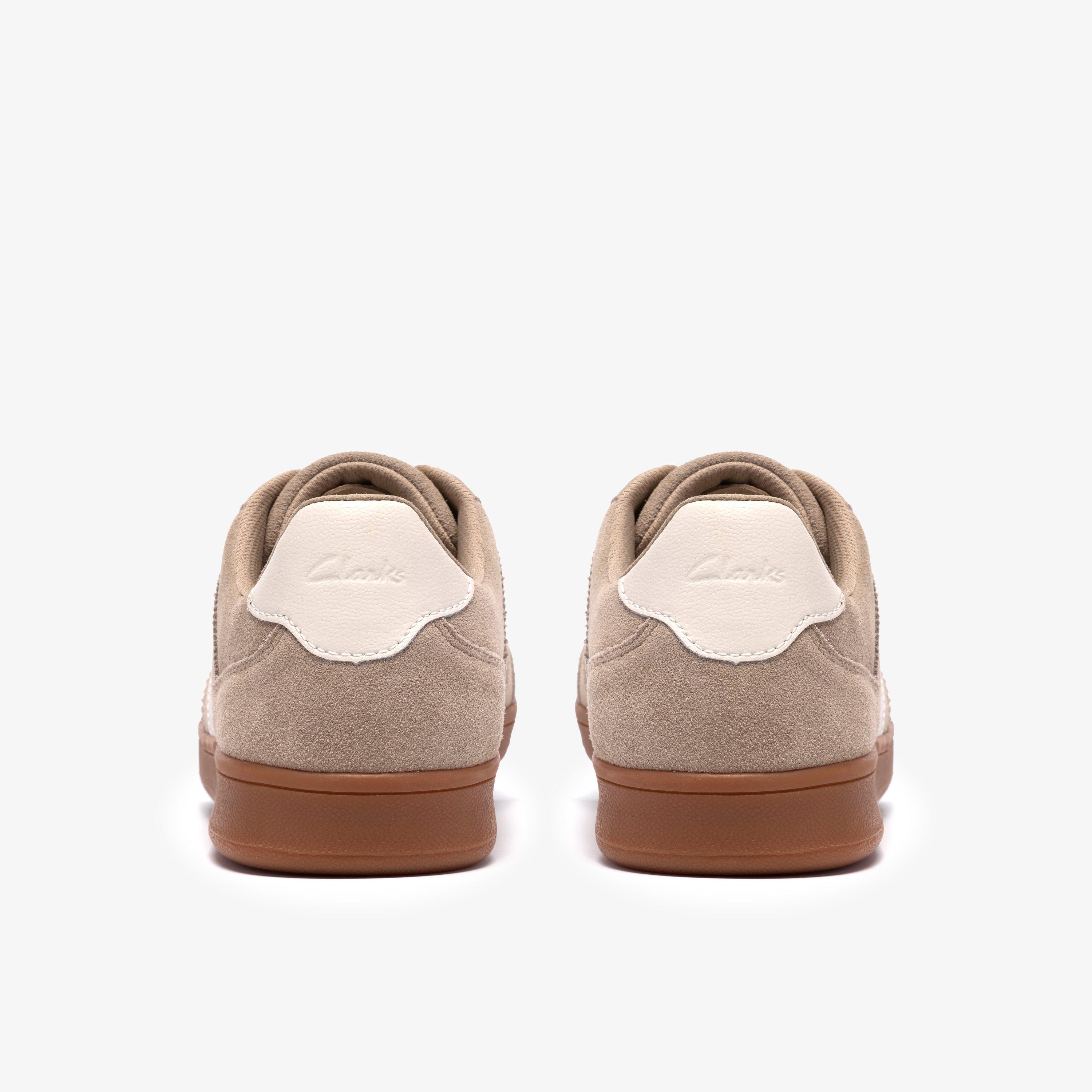 Mens Seco Speed Dark Sand Suede Sneakers | Clarks