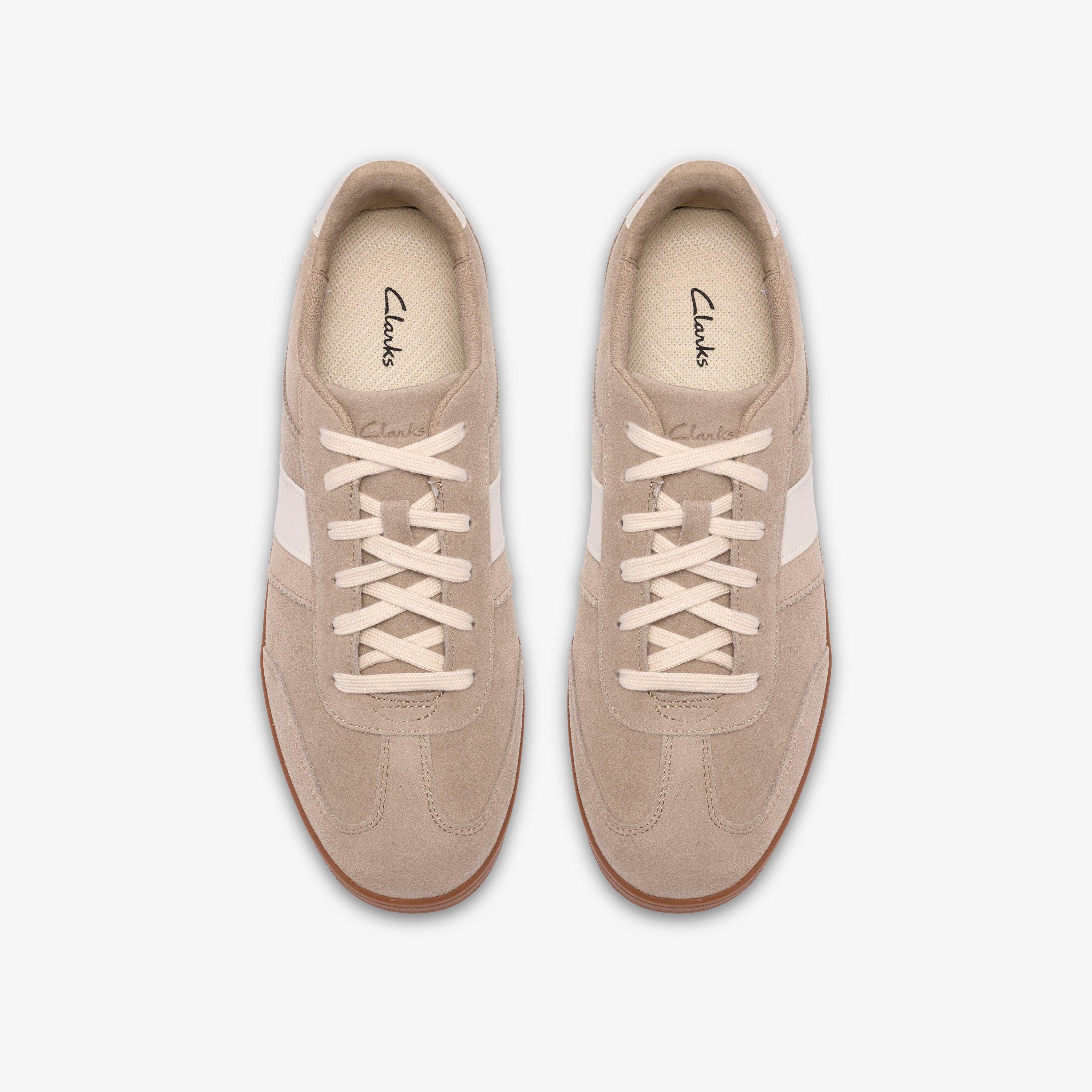 Mens Seco Speed Dark Sand Suede Sneakers | Clarks