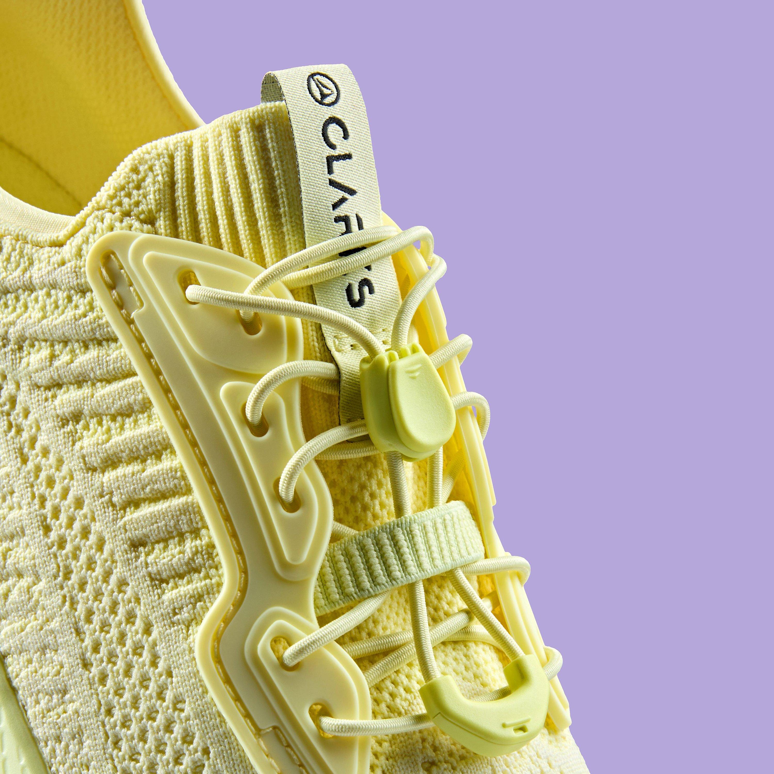 Women's Pace Rise Pale Yellow Sneaker | Clarks US