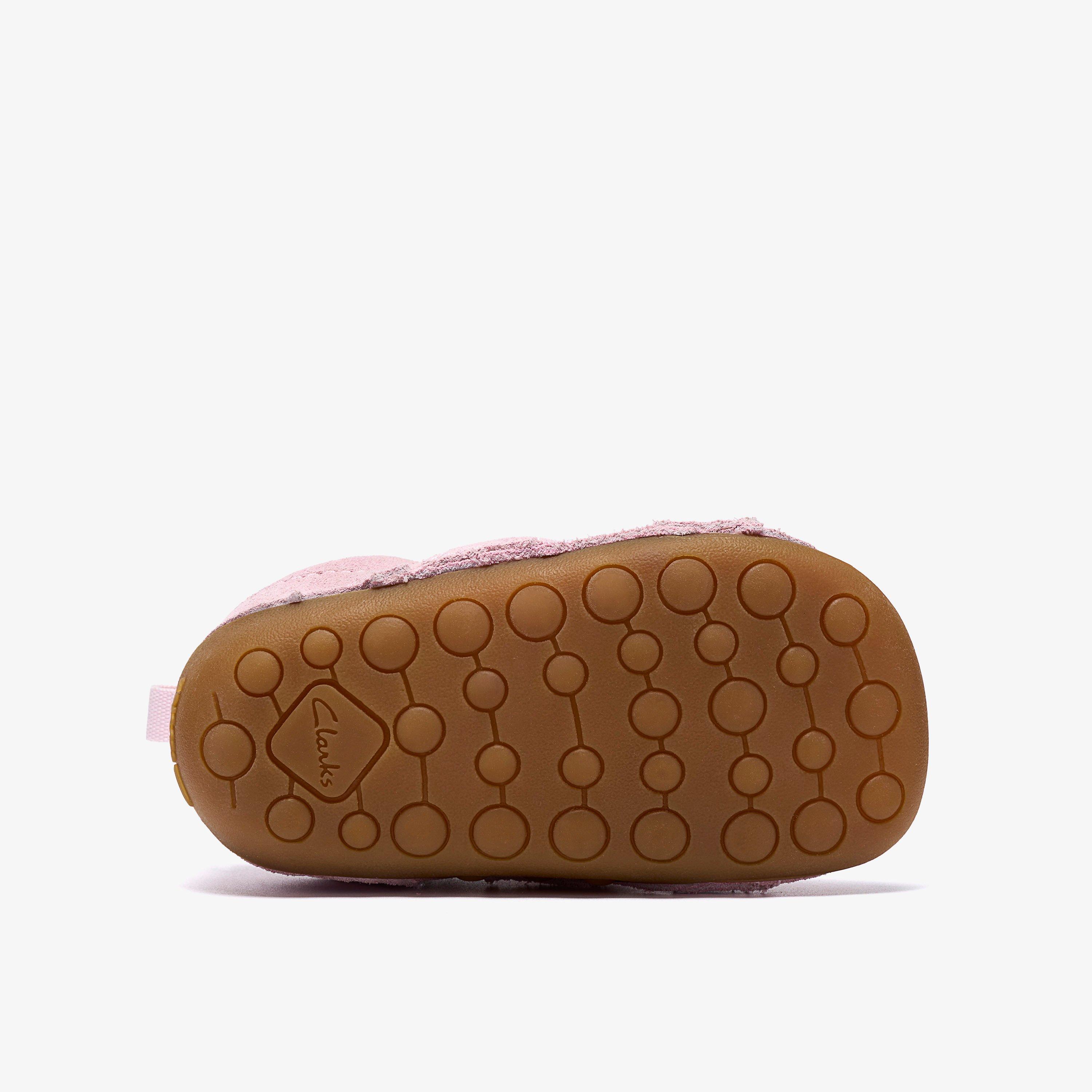 Girls Tiny Park Toddler Pink Suede Pre Walker | Clarks UK