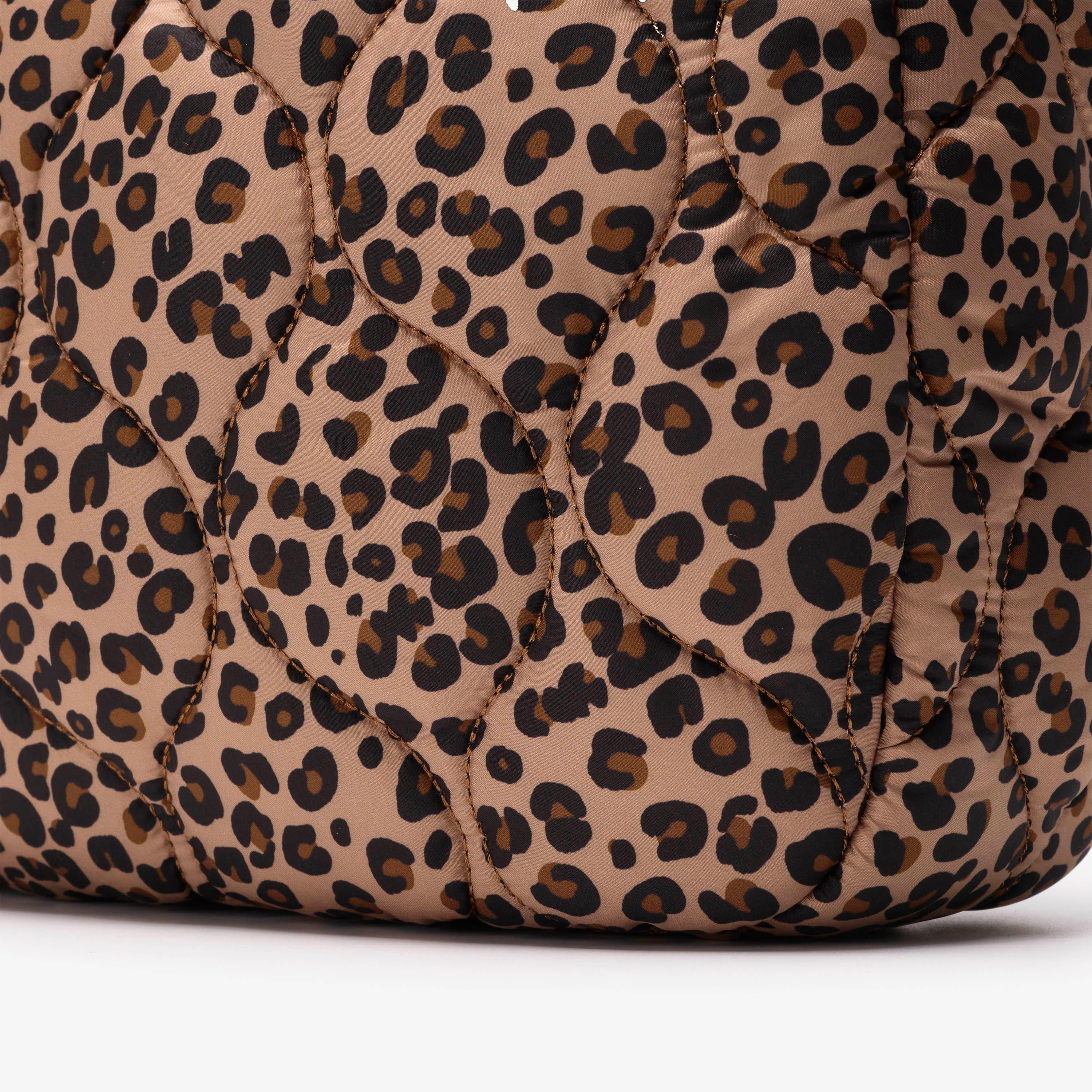 Womens Quilted Tote Leopard Print Shoulder Bag, Tote Bag | Clarks UK