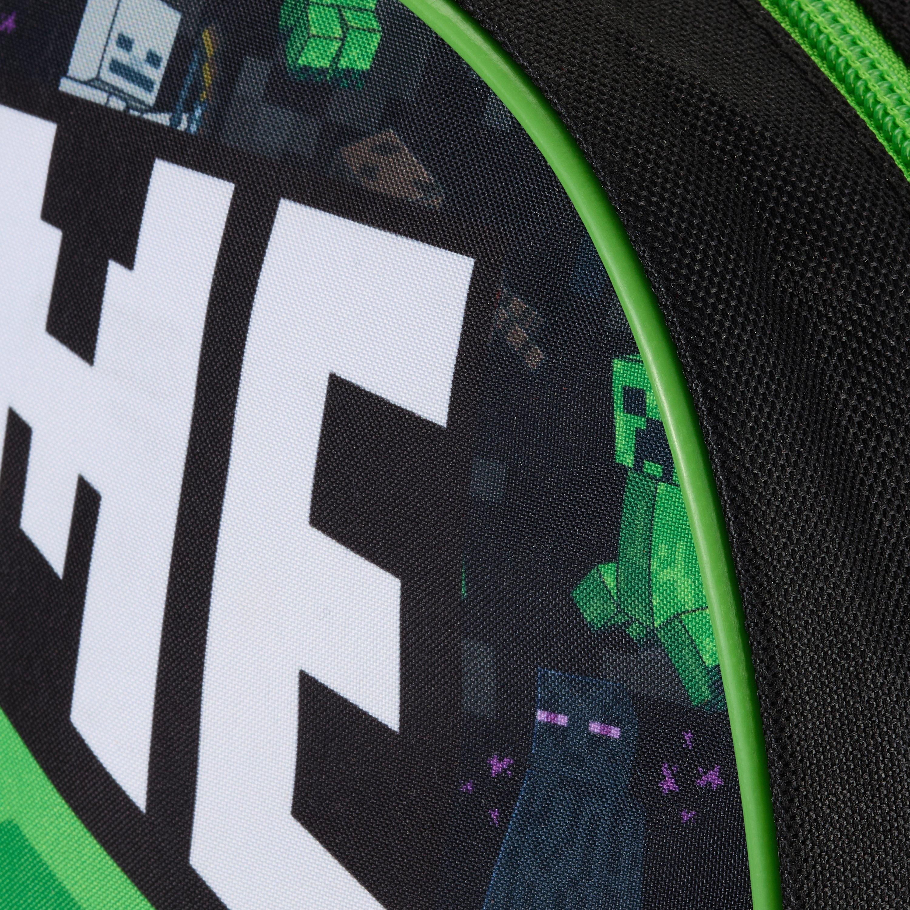 Minecraft GO Backpack Black/Green Backpack | Clarks UK