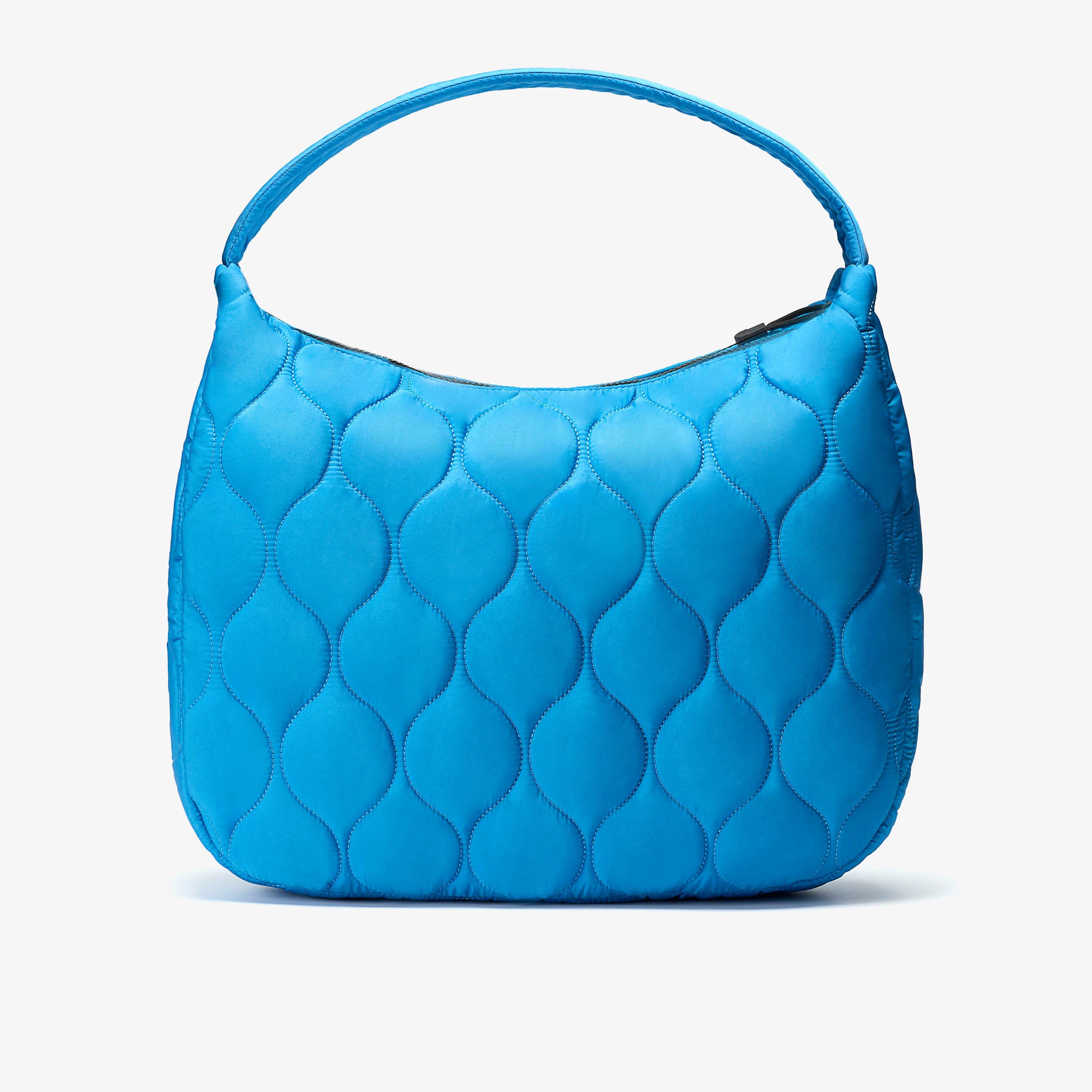 Womens Quilted Tote Bright Blue Shoulder Bag, Tote Bag | Clarks UK