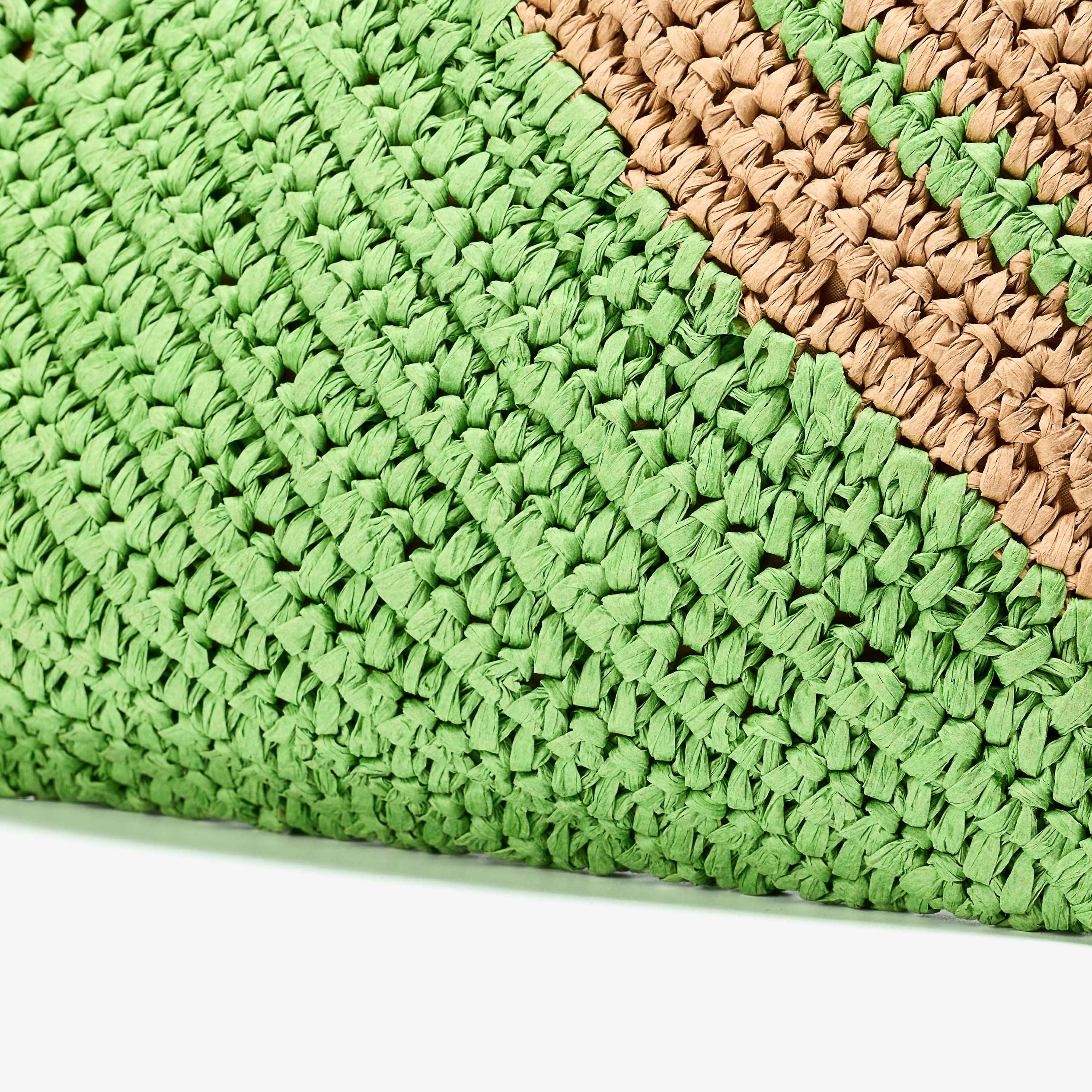 Womens Palma Tote Natural/Green Tote Bag | Clarks UK