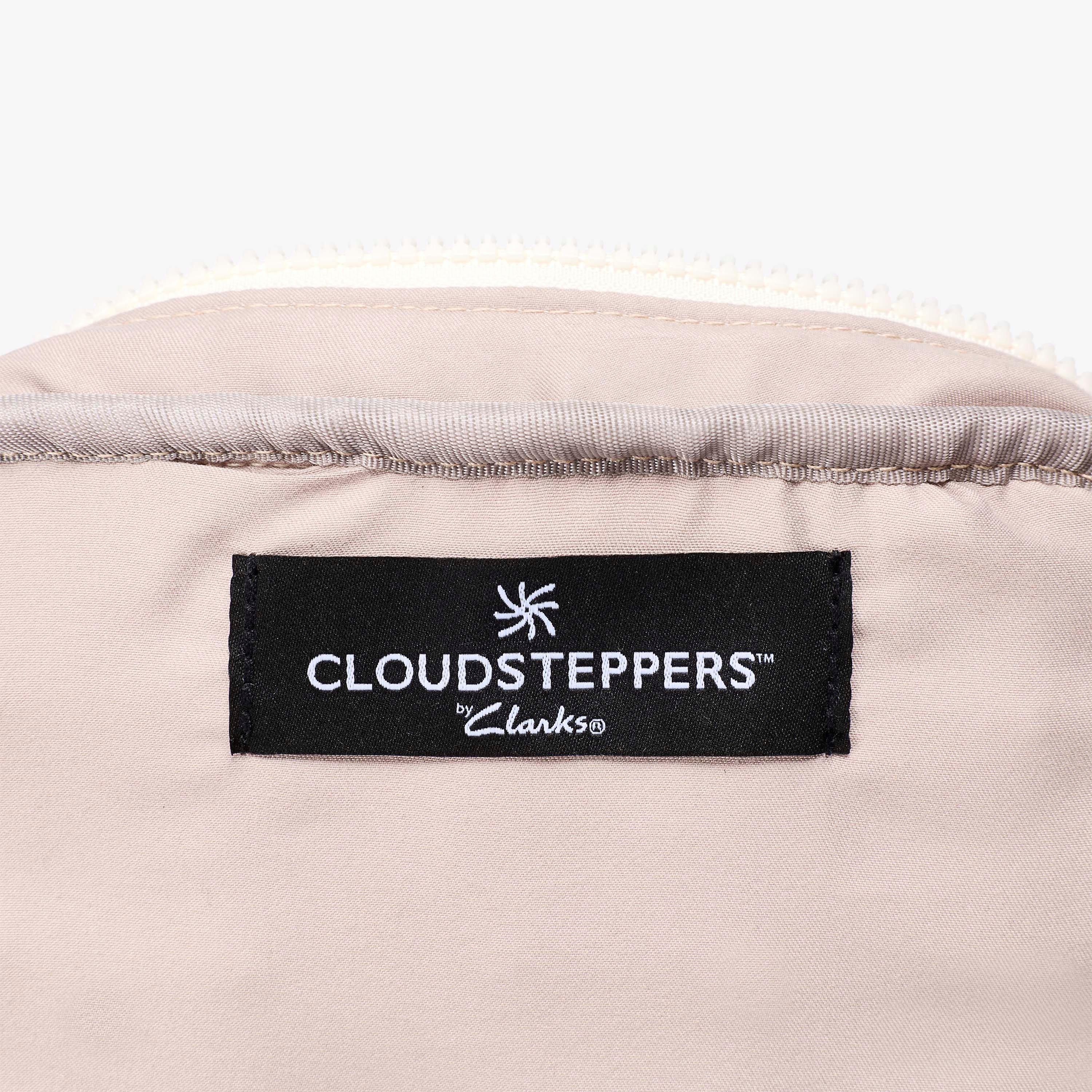 Womens Quilt Wash Bag Cream Clutch Bag | Clarks UK