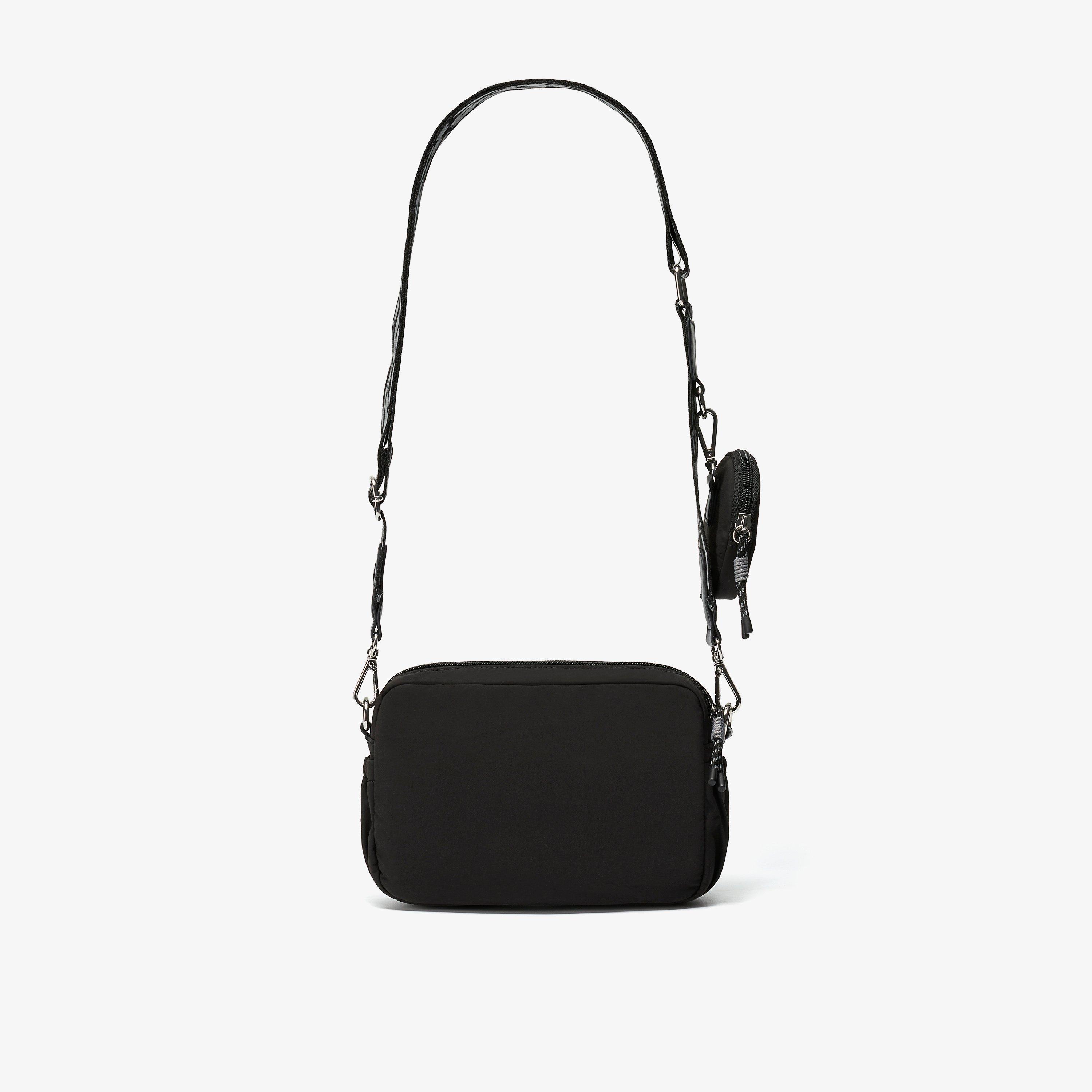 Womens Utility 2 Pocket Black Combination Cross Body Bag | Clarks Outlet