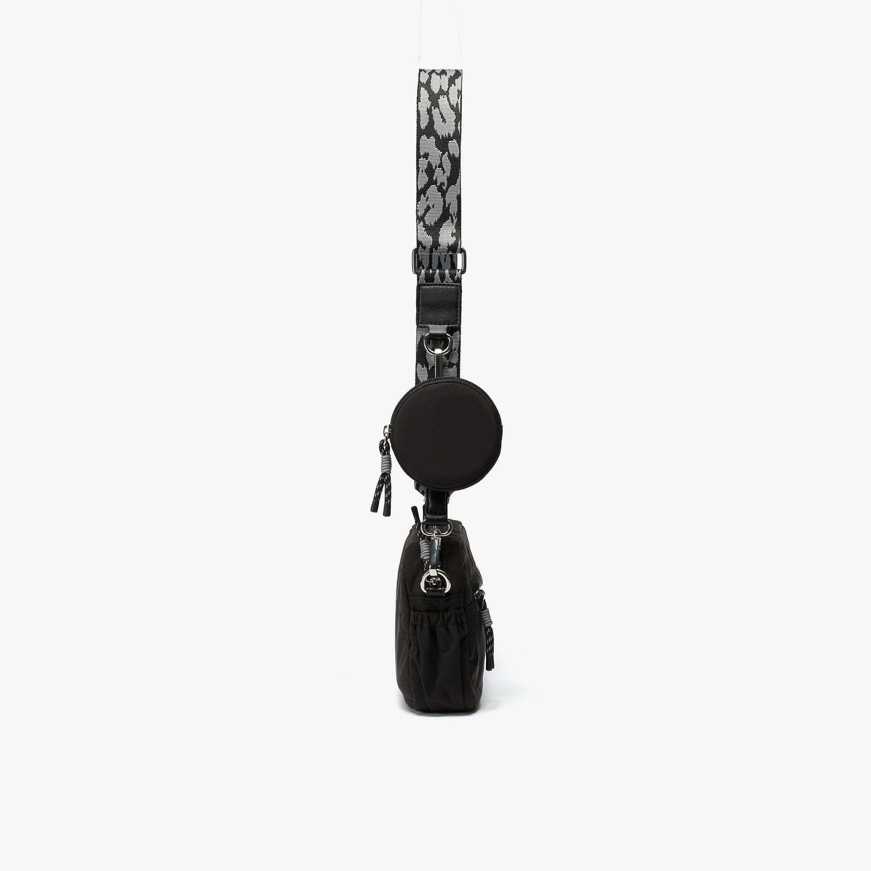 Womens Utility 2 Pocket Black Combination Cross Body Bag | Clarks Outlet