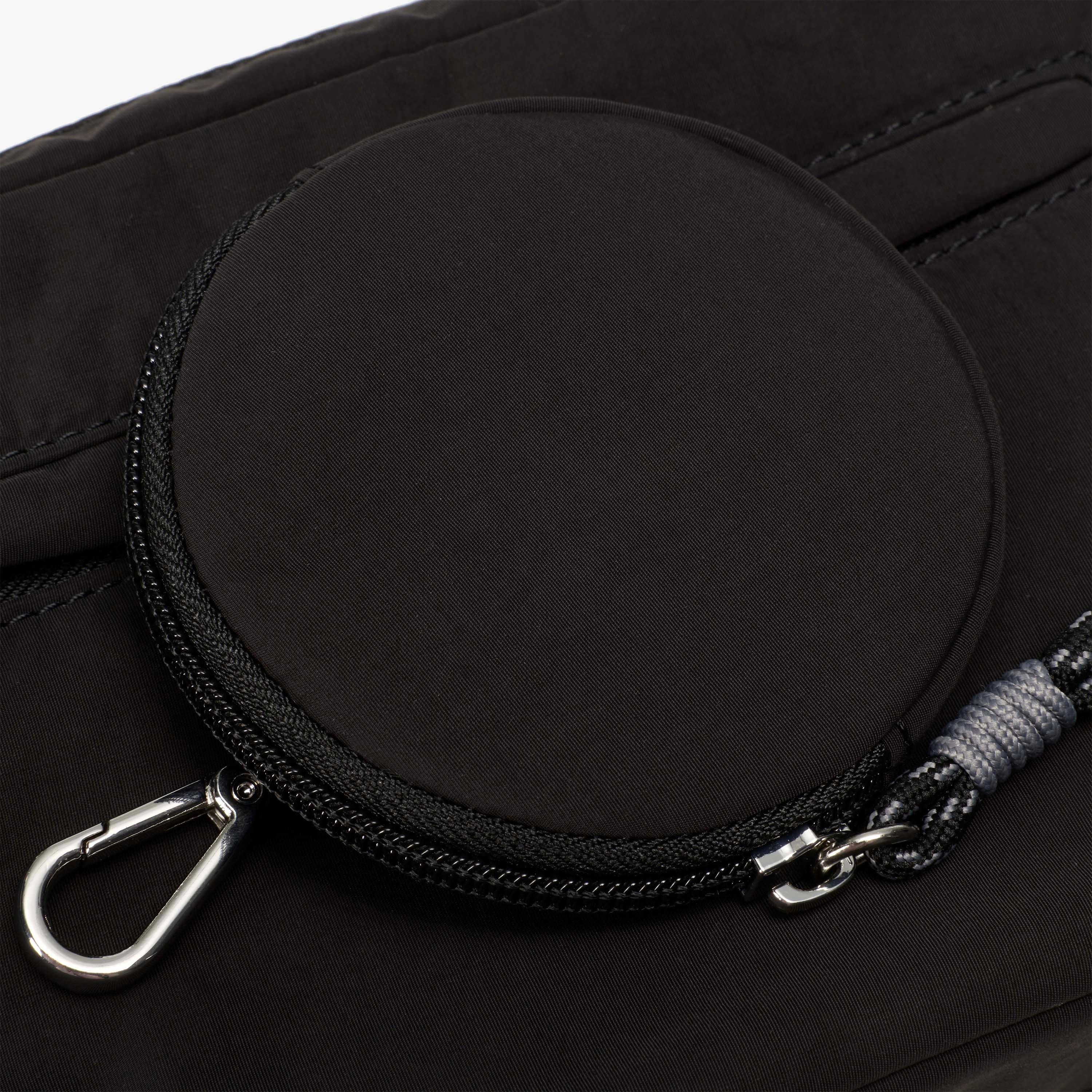 Womens Utility 2 Pocket Black Combination Cross Body Bag | Clarks Outlet