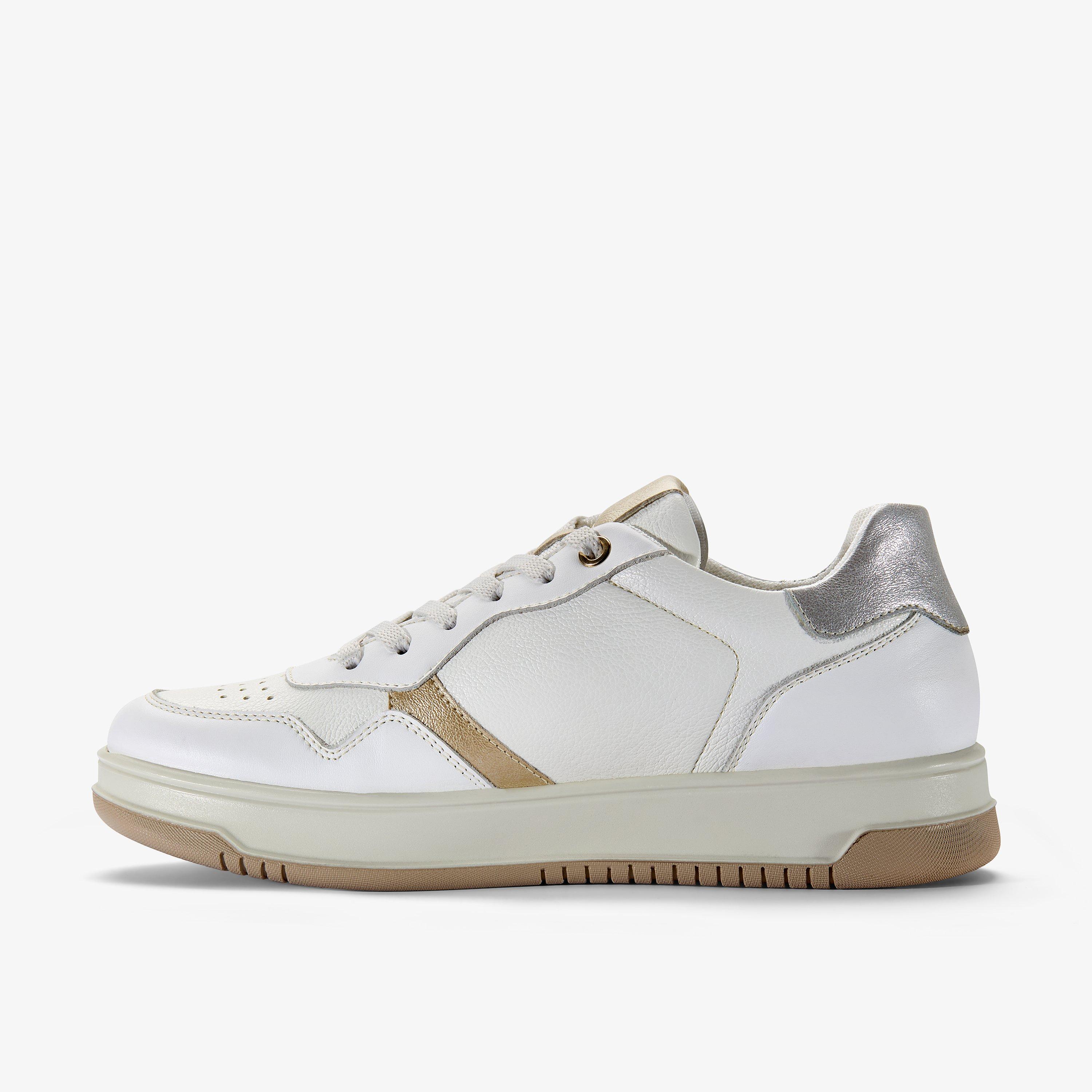 Womens Hartridge Walk White Combination Trainers | Clarks Outlet