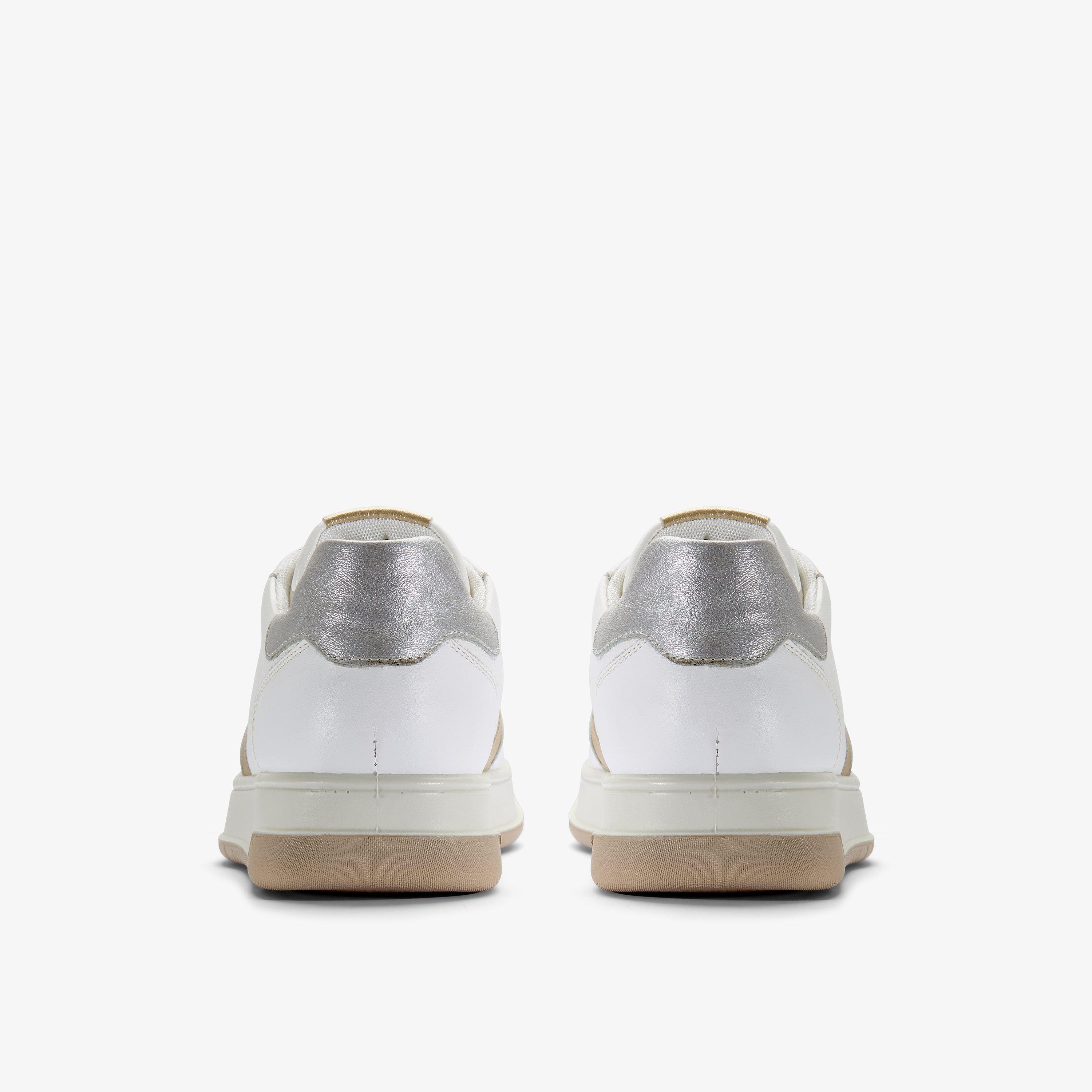 Womens Hartridge Walk White Combination Trainers | Clarks Outlet