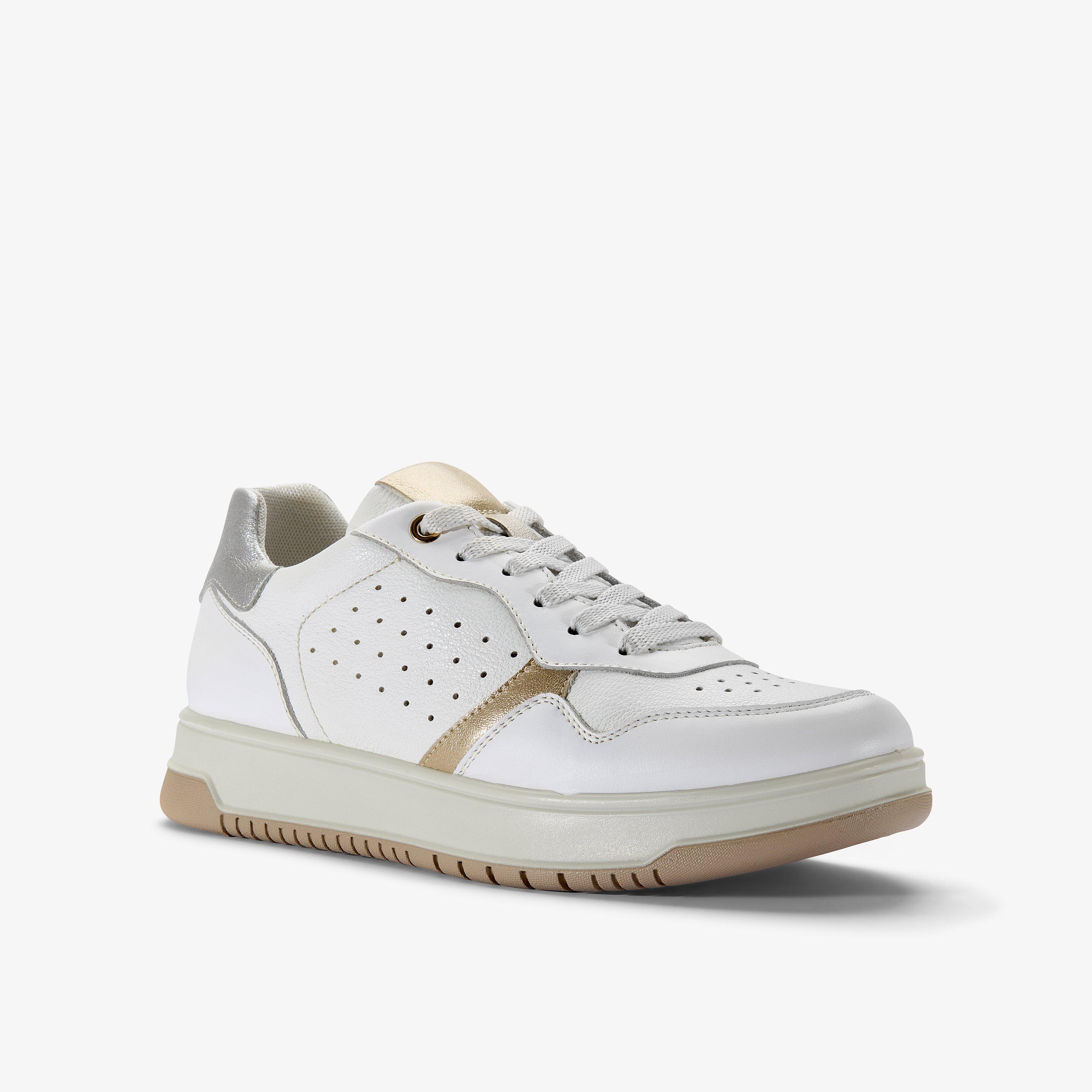 Womens Hartridge Walk White Combination Trainers | Clarks Outlet