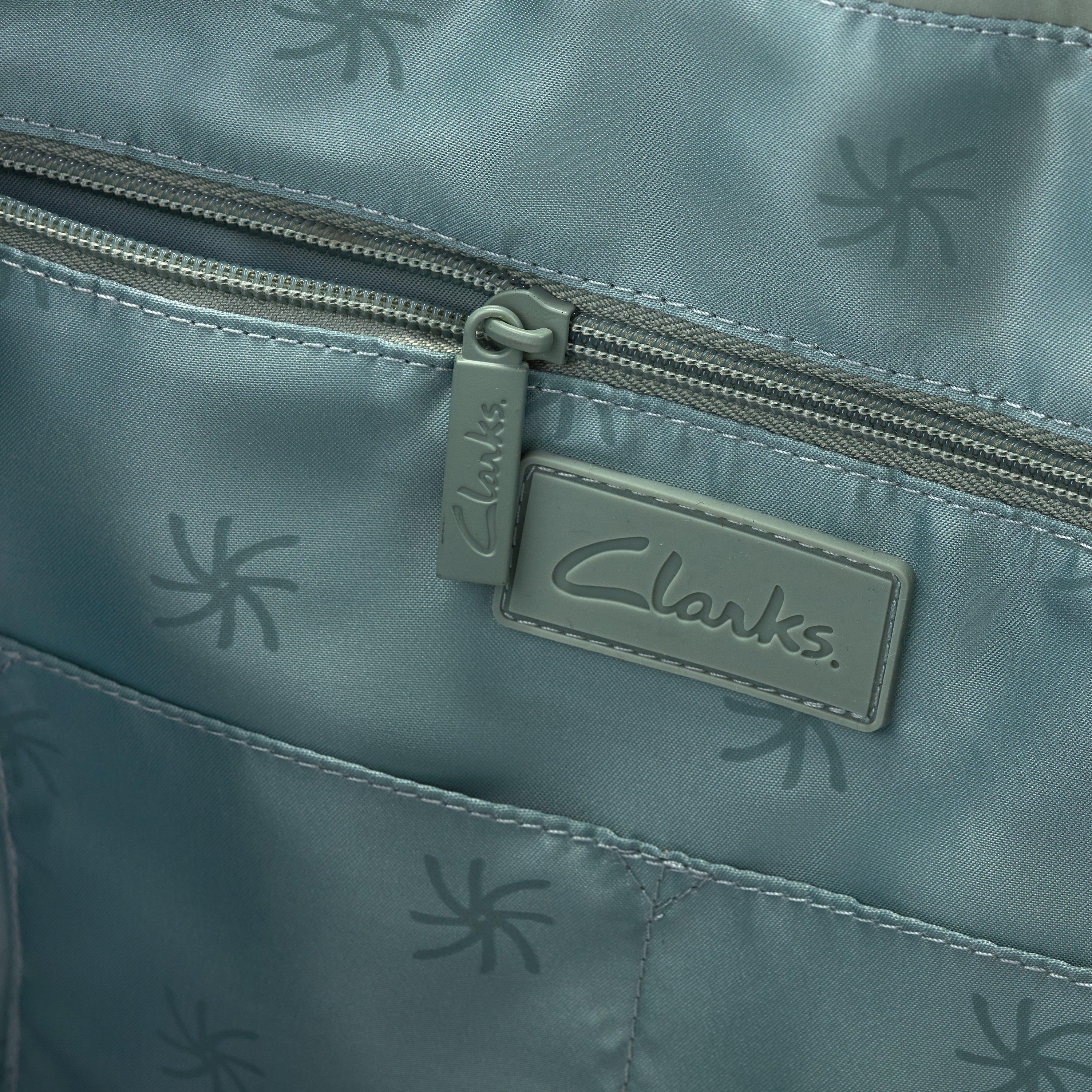 Womens Cloudstepper Tote Green Shoulder Bag, Tote Bag | Clarks Outlet