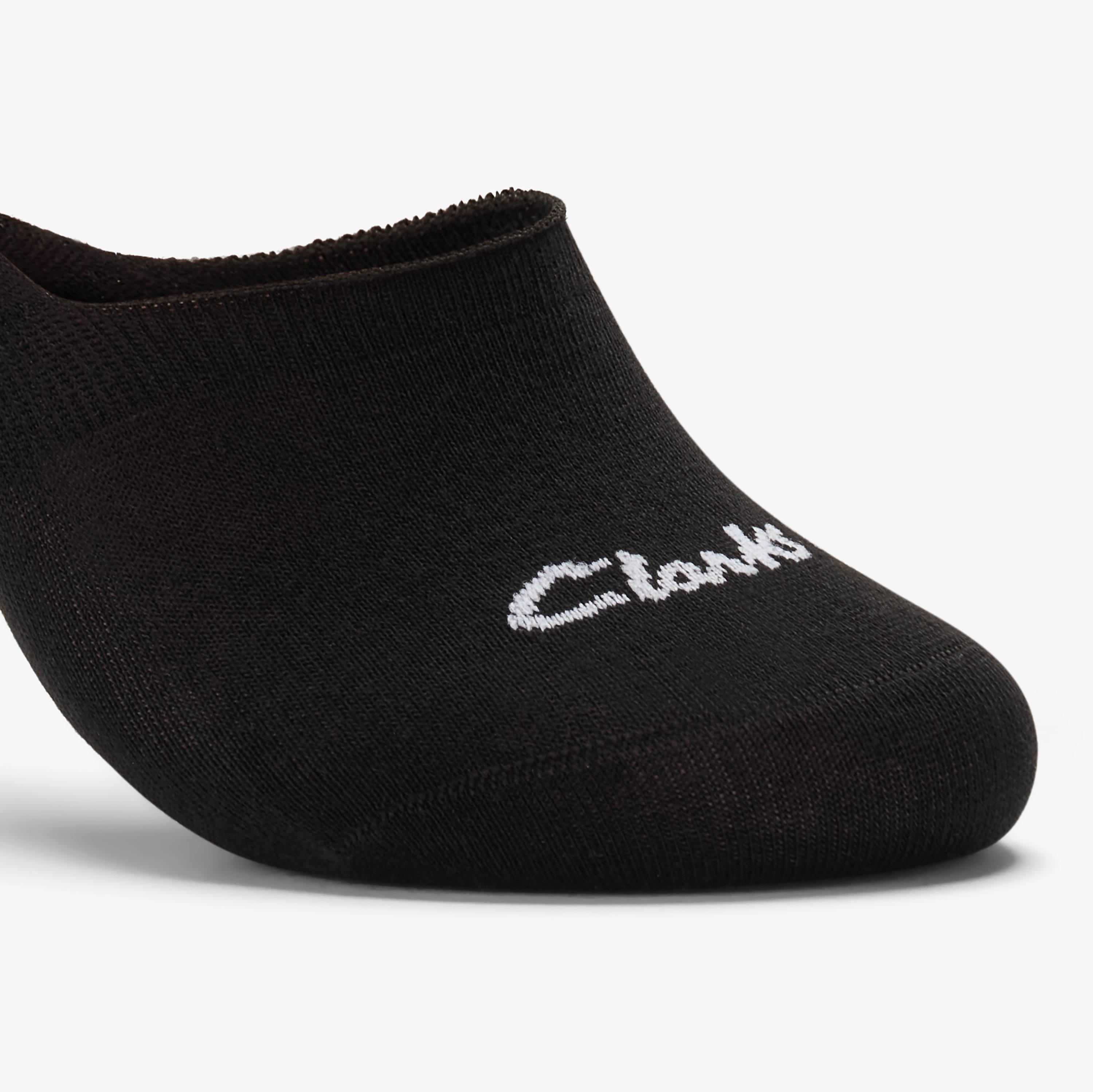 Sock Liners 3 Pack Black Socks | Clarks UK
