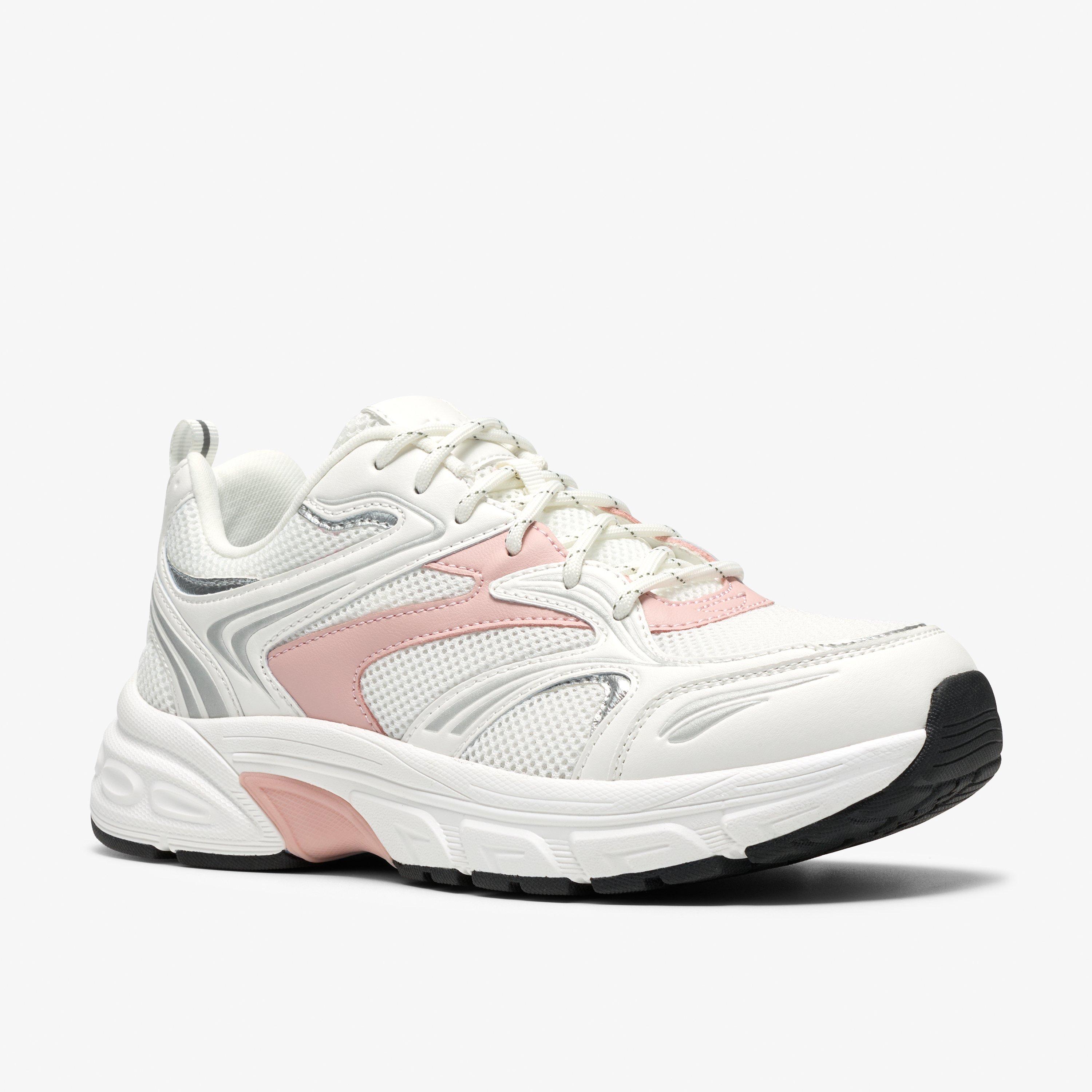 Womens Axcel Walk Light Pink Combination Trainers | Clarks UK