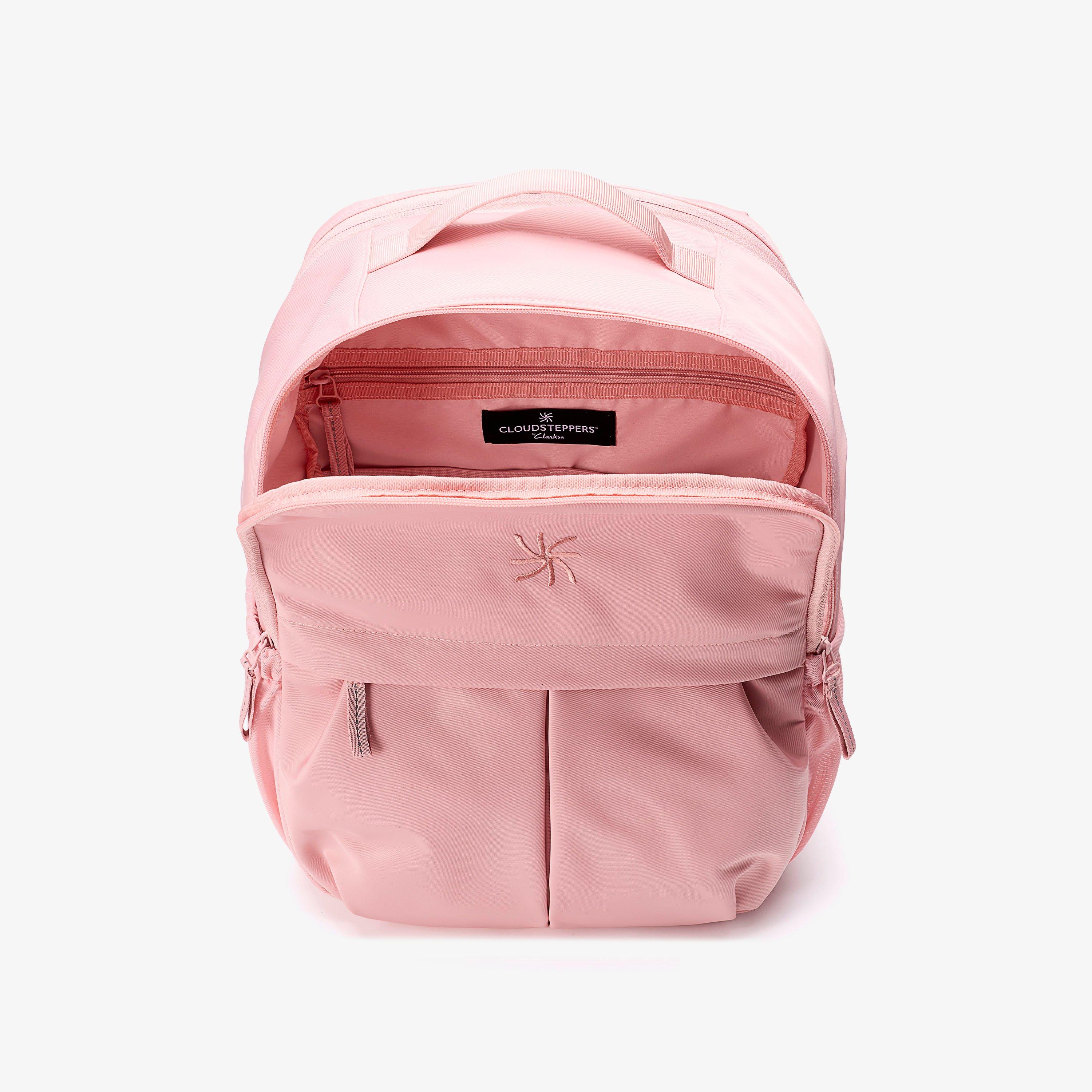Womens Cloudsteppers Zippa Backpack Dusty Rose Backpack | Clarks UK