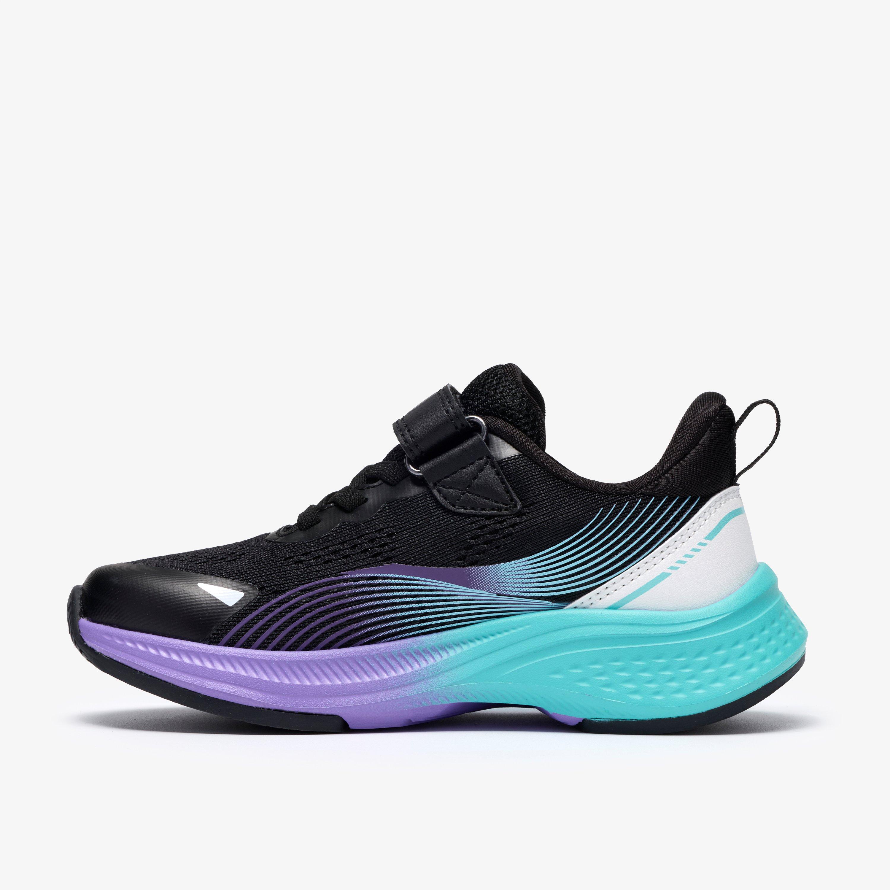 Boys Lumen Hero Kid Black Combination Trainers, Riptape | Clarks