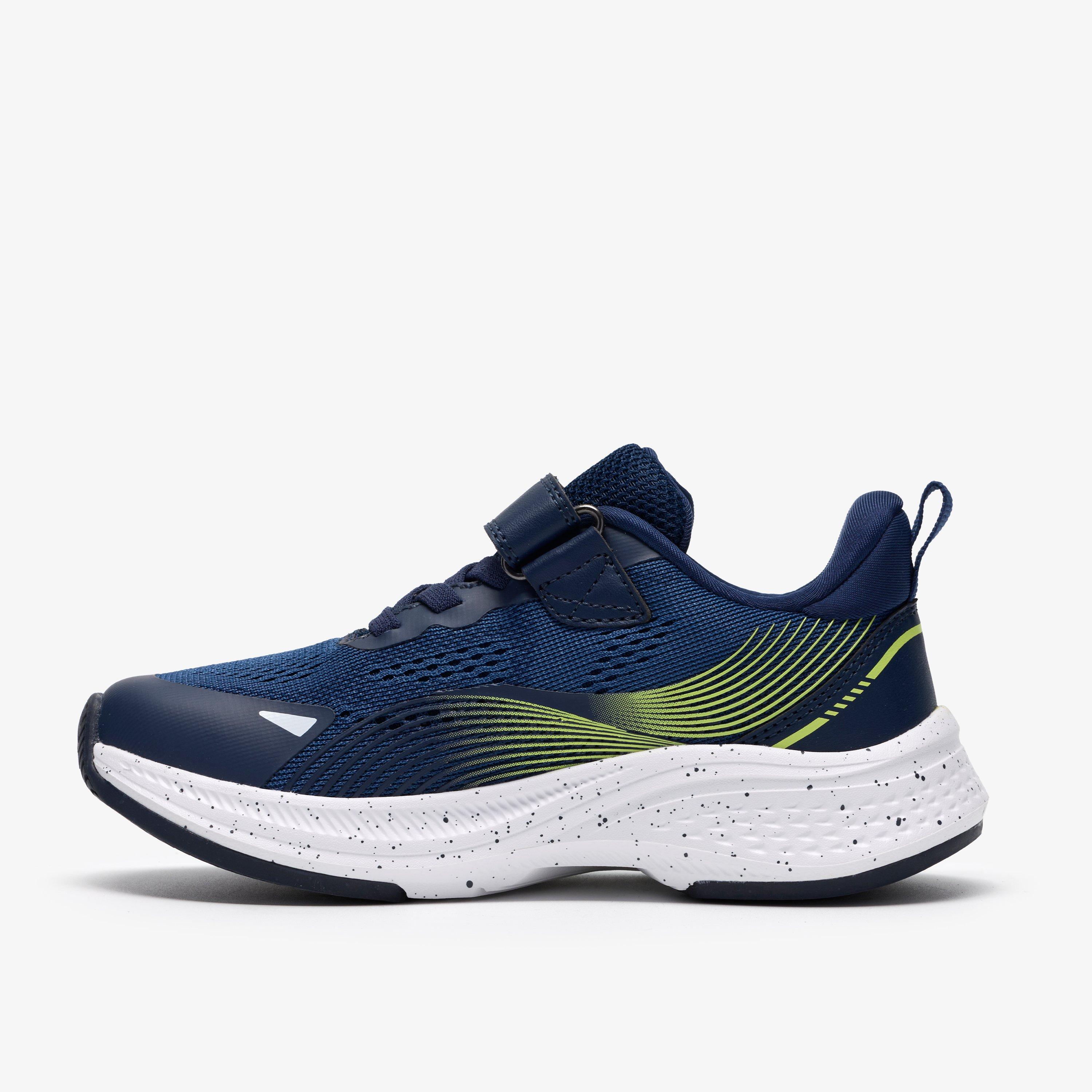 Boys Lumen Hero Kid Navy Trainers, Riptape | Clarks