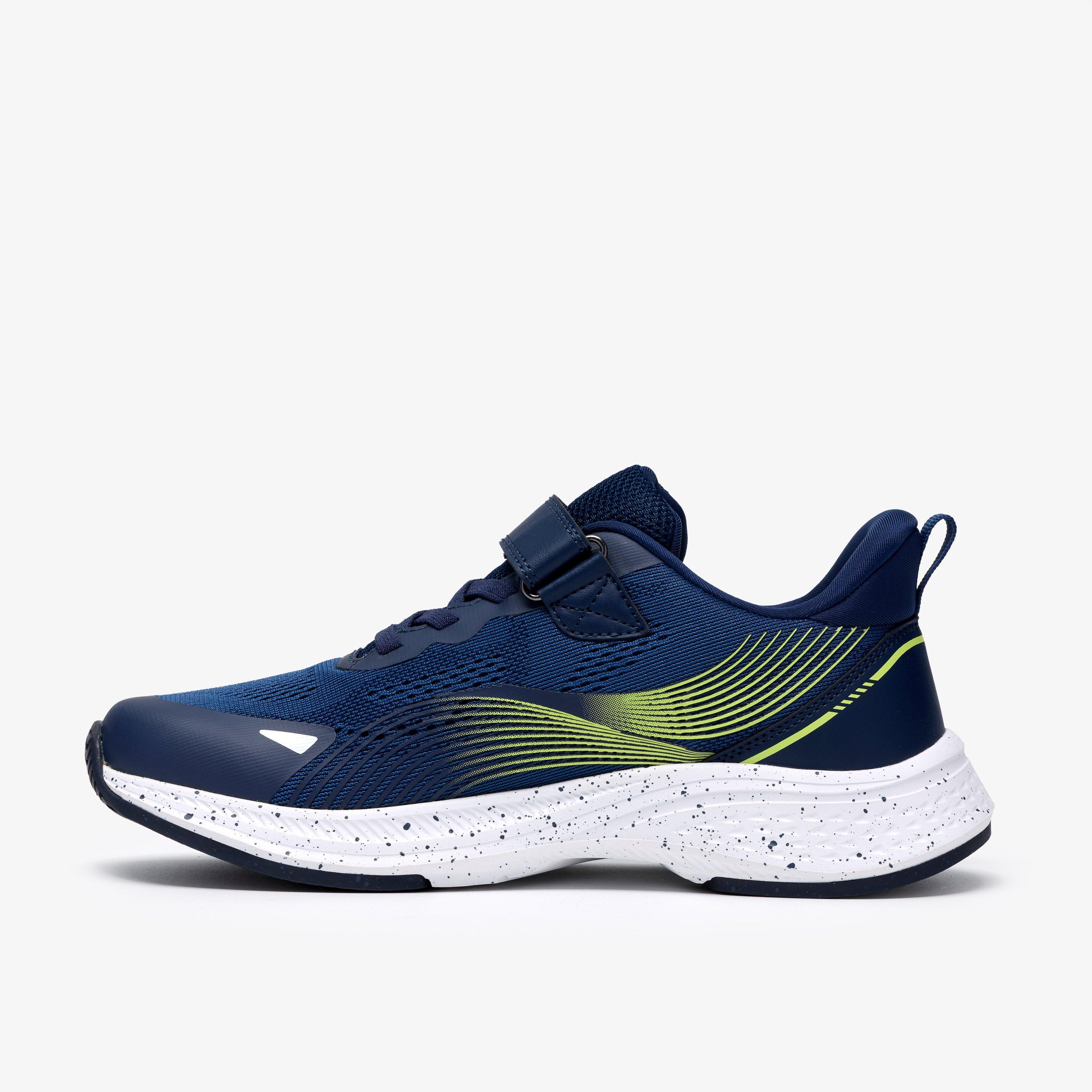 Boys Lumen Hero Youth Navy Trainers, Riptape | Clarks