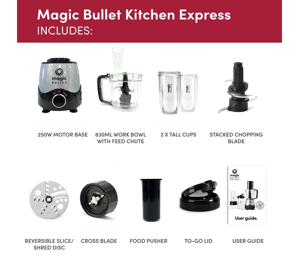 Buy NUTRIBULLET Magic Bullet Kitchen Express Blender & Food Processor ...
