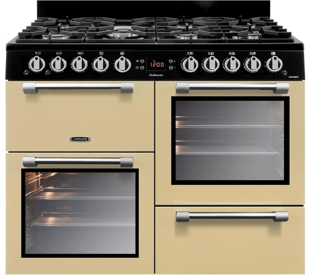 Buy LEISURE Cookmaster CK100G232C 100 cm Gas Range Cooker - Cream | Currys