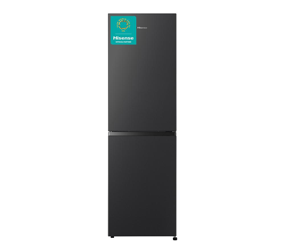HISENSE RB327N4BBE 50/50 Fridge Freezer - Black & Steel