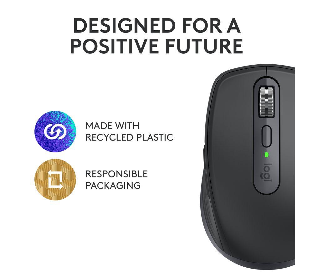 Buy LOGITECH MX Anywhere 3S Wireless Darkfield Mouse - Graphite | Currys