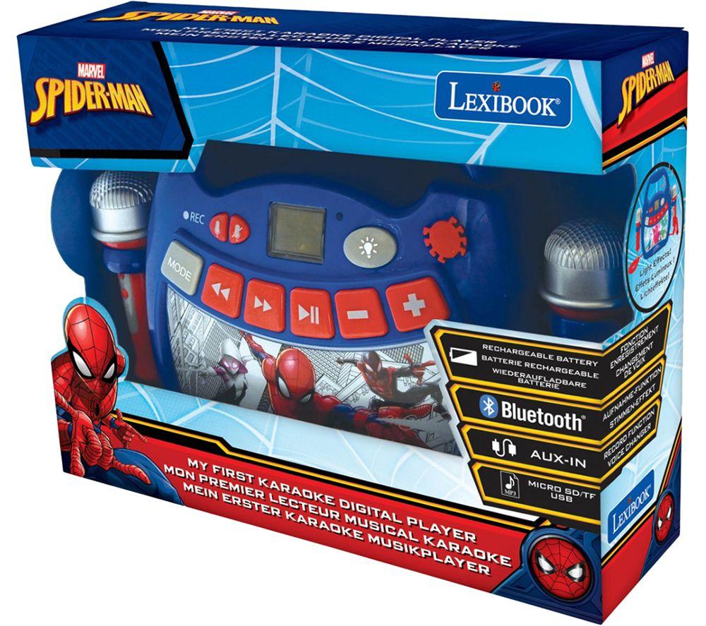 Buy LEXIBOOK Spider-Man Portable Karaoke Digital Player - Red & Blue ...
