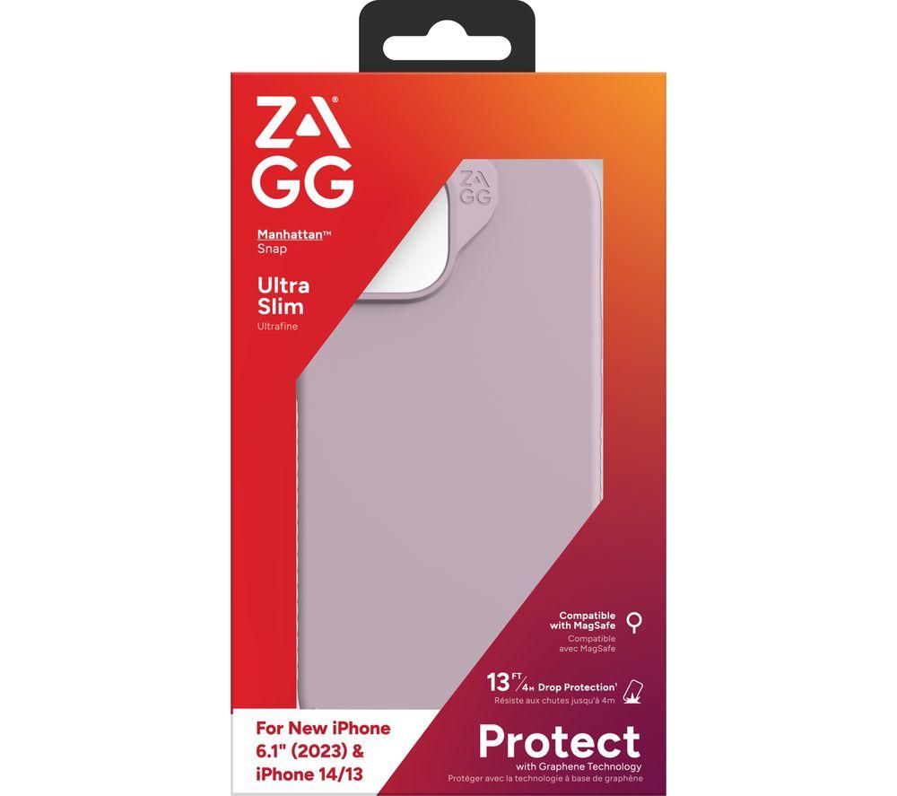 ZAGG Manhattan Snap iPhone 13/14/15 Case - Lavender