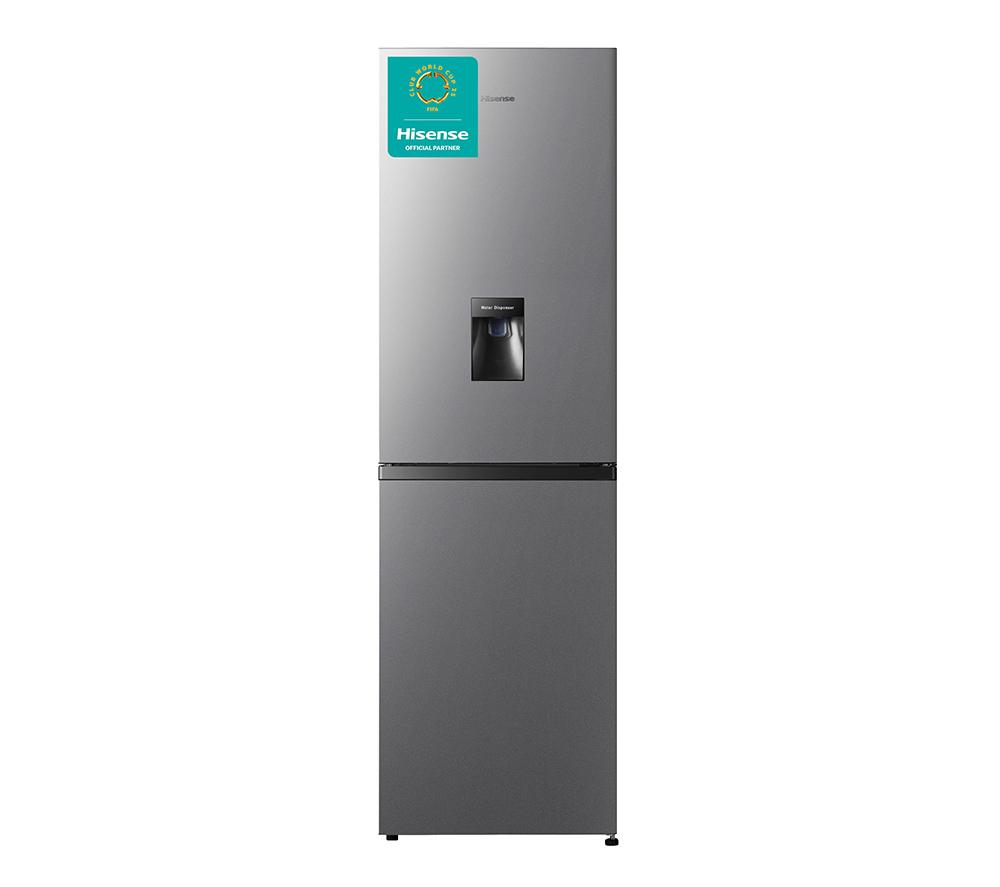 HISENSE RB327N4WCE 50/50 Fridge Freezer - Stainless Steel