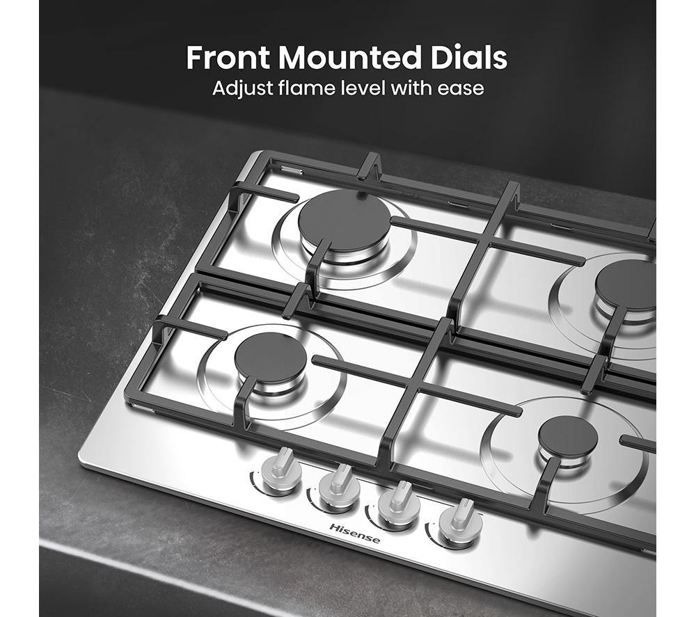 Buy HISENSE GM643XHC 60 cm Gas Hob - Stainless Steel | Currys