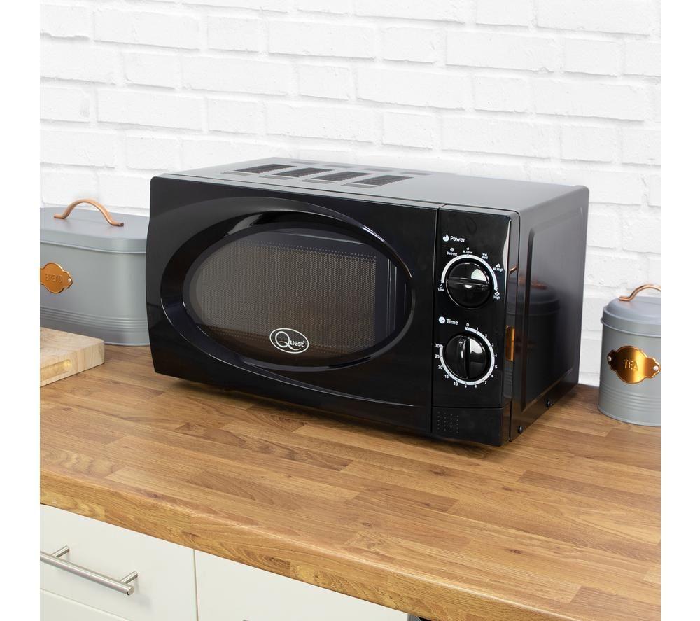 Buy QUEST 35860 Solo Microwave - Black | Currys