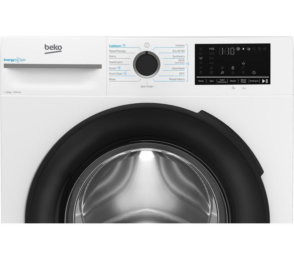 Buy BEKO Pro EnergySpin BM3WT1241IW 12 kg 1400 Spin Washing Machine ...