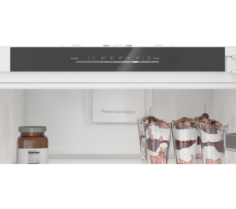 Buy BOSCH Series 4 KIR81VFE0G Integrated Tall Fridge - Fixed Hinge | Currys