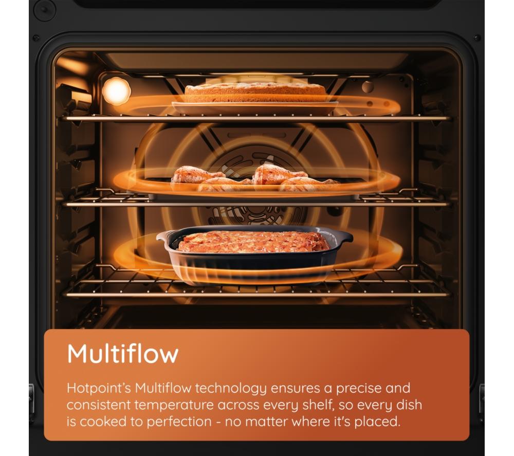 Buy HOTPOINT Multiflow HDE6VDCASX 60 cm Electric Ceramic Cooker with ...