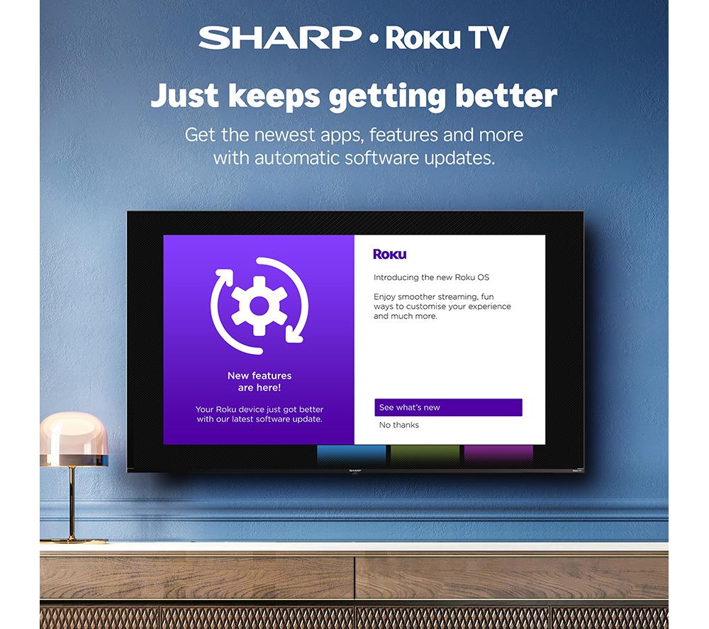 Buy SHARP 4T-C55HJ4725K 55" Smart 4K Ultra HD HDR LED TV | Currys