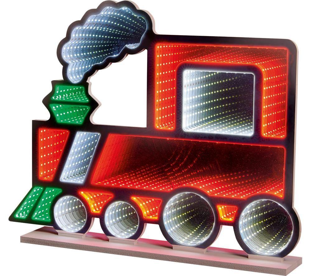 Buy PREMIER Standing Train Infinity Mirror with Multicolour LEDs - 60 ...