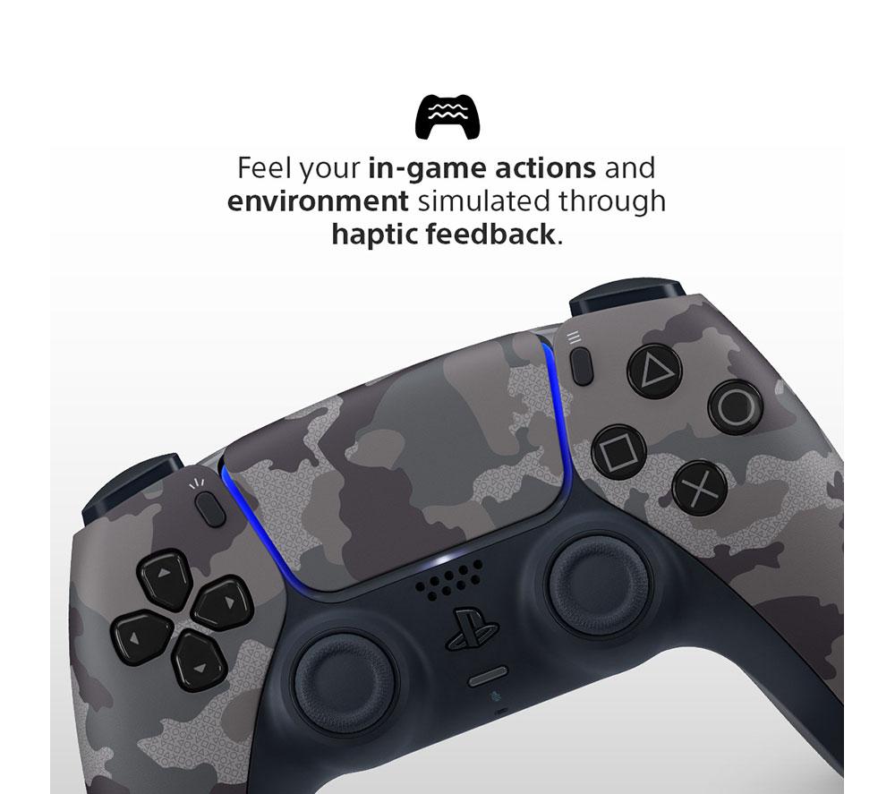 Buy PLAYSTATION PS5 DualSense Wireless Controller - Camo Grey | Currys